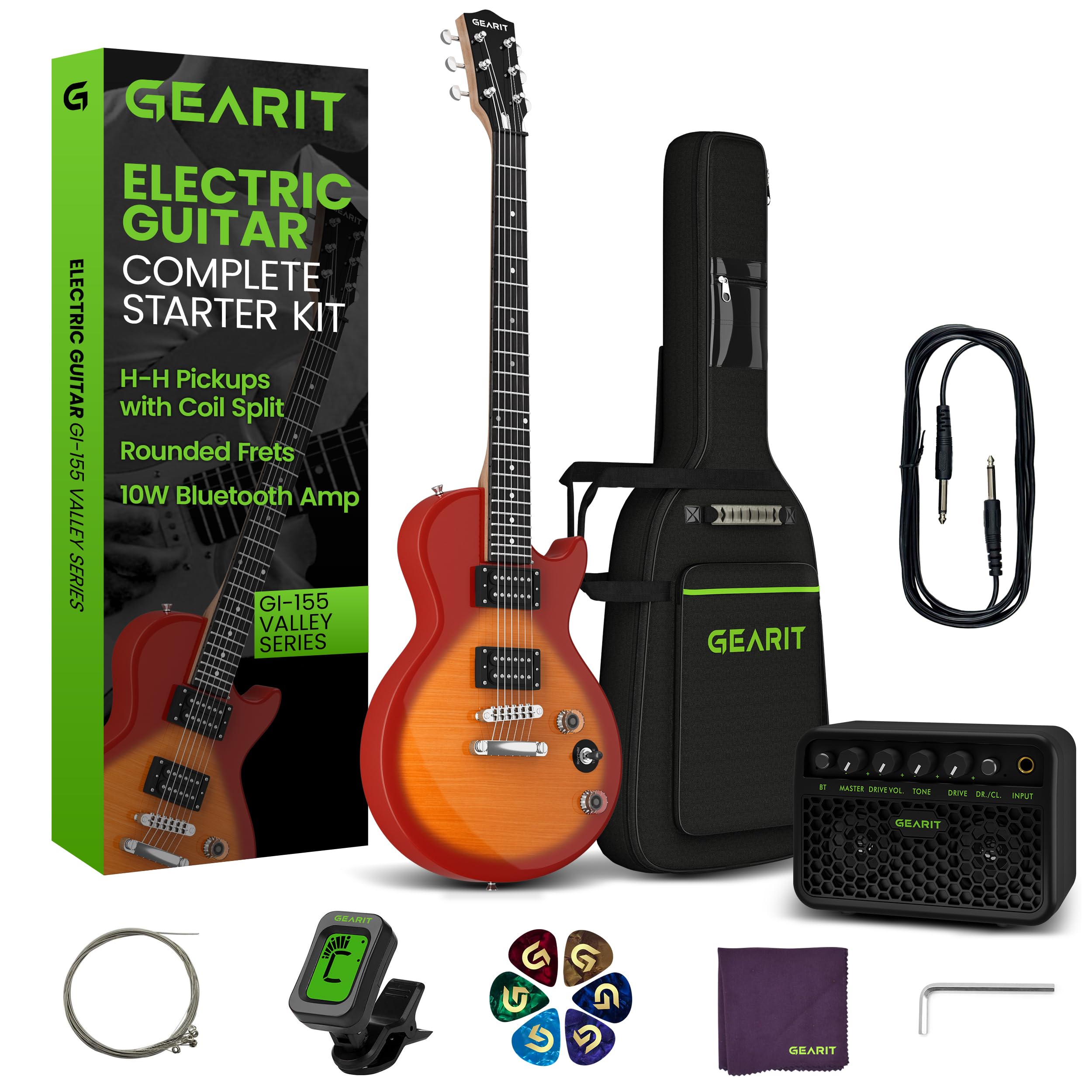 Snapklik.com : GEARit 39 Inch Full Size Electric Guitar Bundle w ...