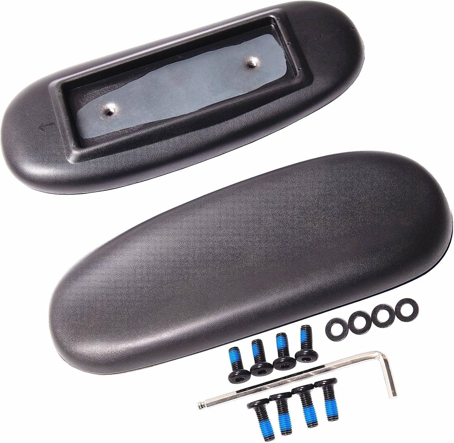 Amazon.com: CHAHEKAI Office Chair Armrest Replacement, PU Arm Pads Caps ...