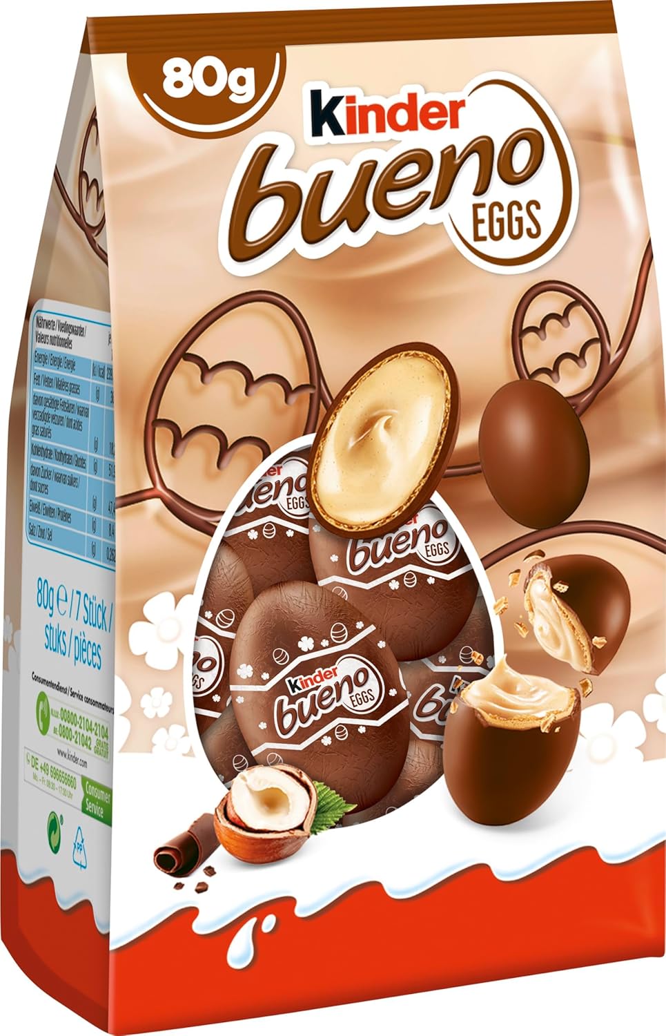 Kinder Bueno Eggs, 80 g : Amazon.co.uk: Grocery