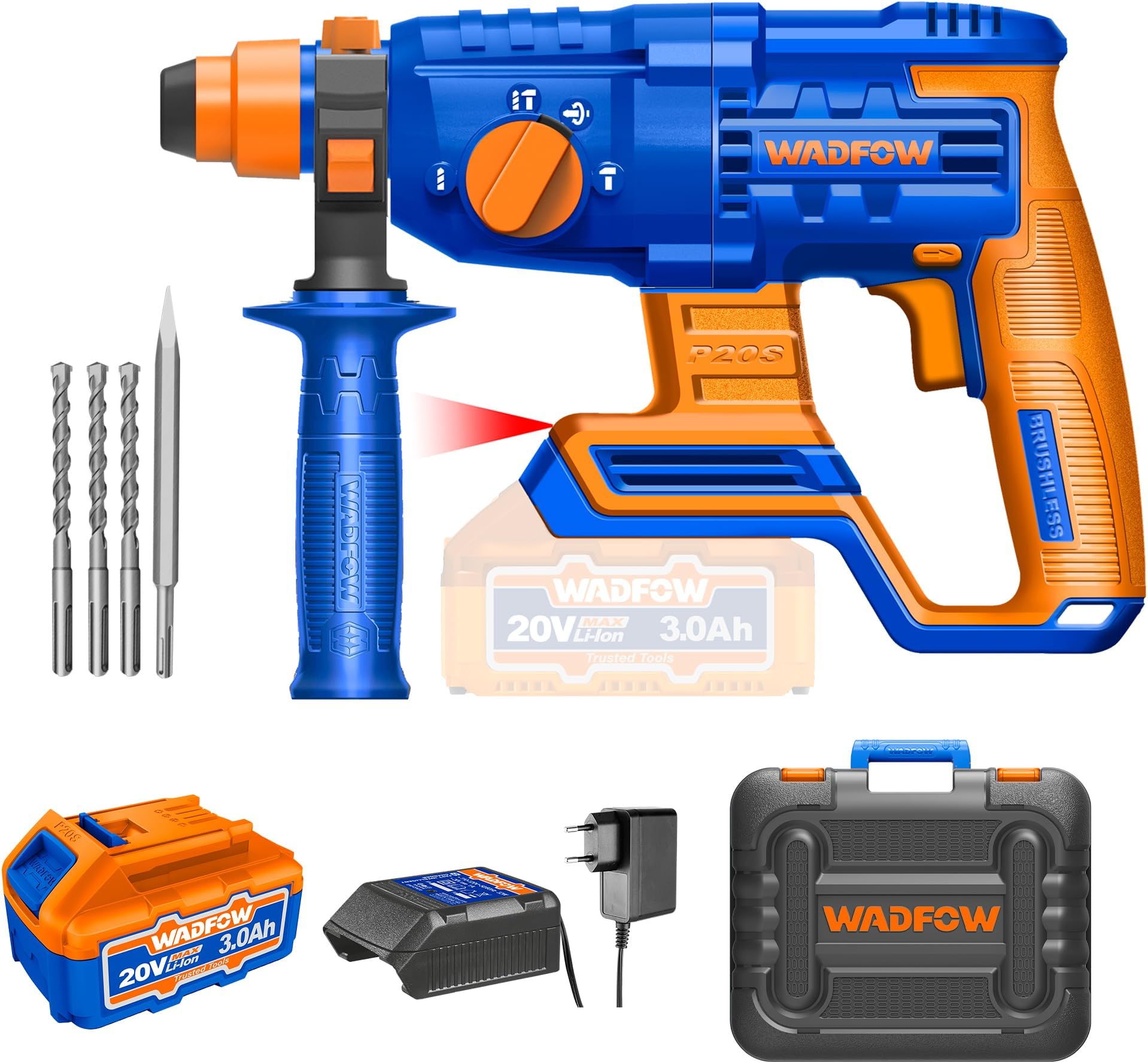 Ingco Cordless Hammer Drill Machine With Larger Battery And Charger ...