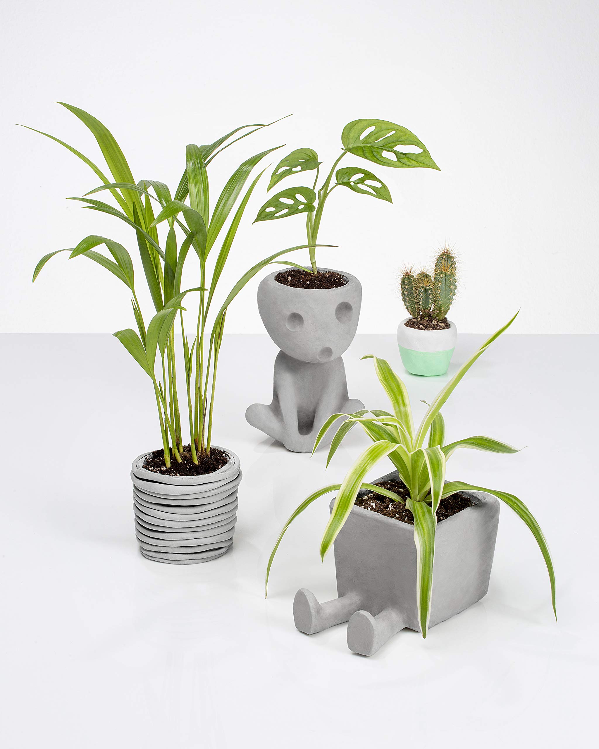 Pott'd Home Air-Dry Clay Pottery Kit for Beginners. Kit Includes: Air ...