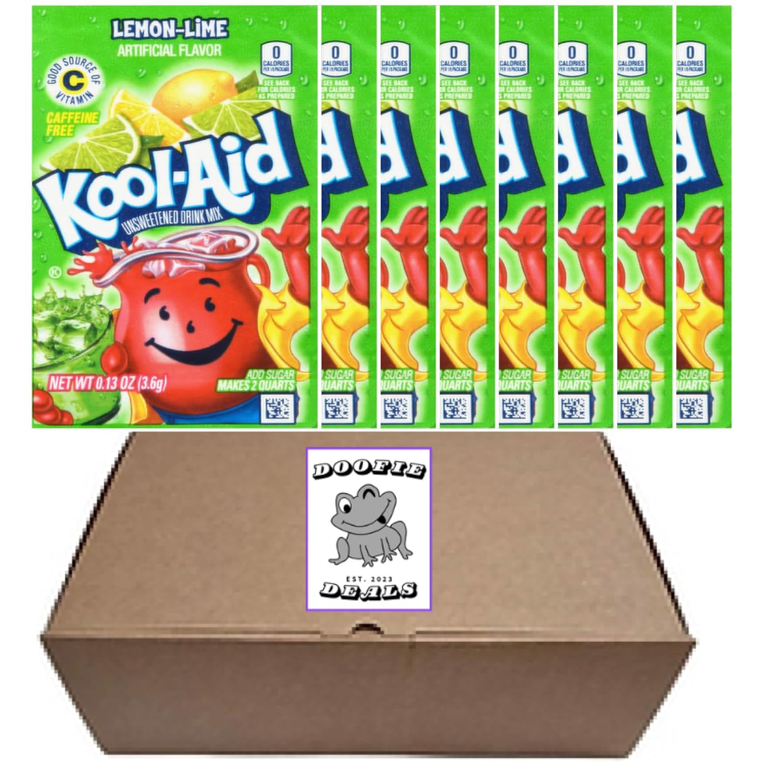 Amazon.com : Kool-Aid Drink Mix - 8 Packets (Lemon Lime) : Grocery ...