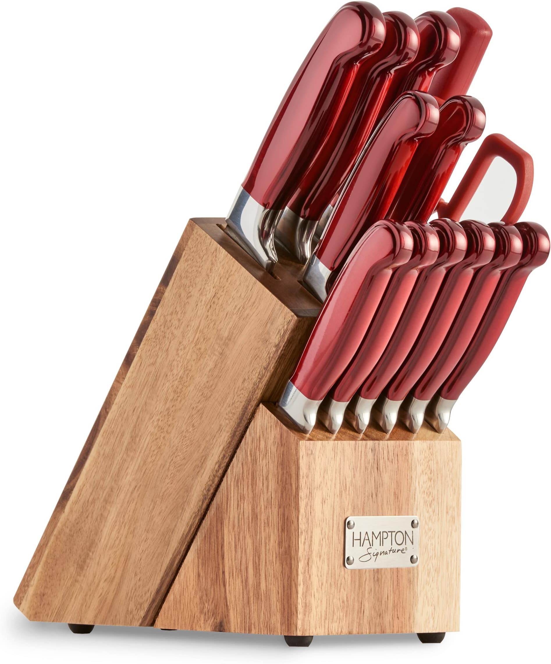 Amazon.com: Hampton Forge Hmc01B077B Argentum Red 14Pc Block Set