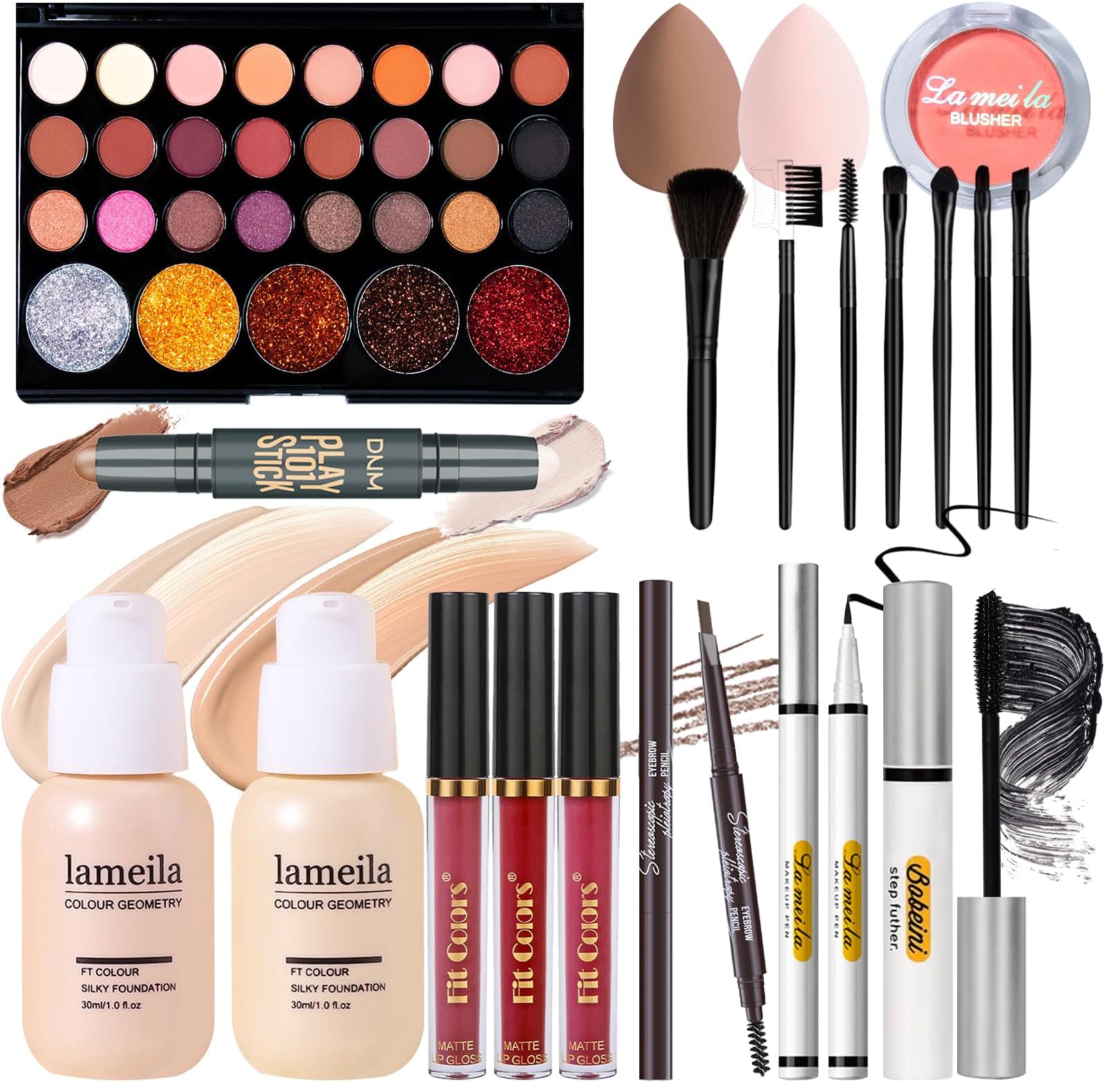 Amazon.com : Foundation Set Natural Foundation Foundation Full Coverage ...