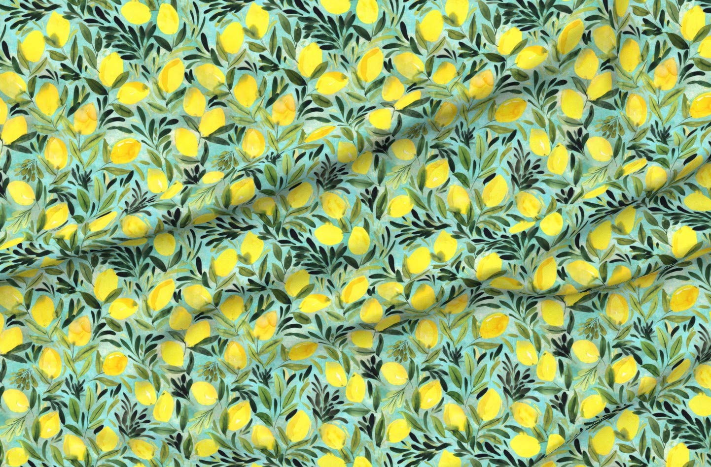 Lemons Fabric Sewing