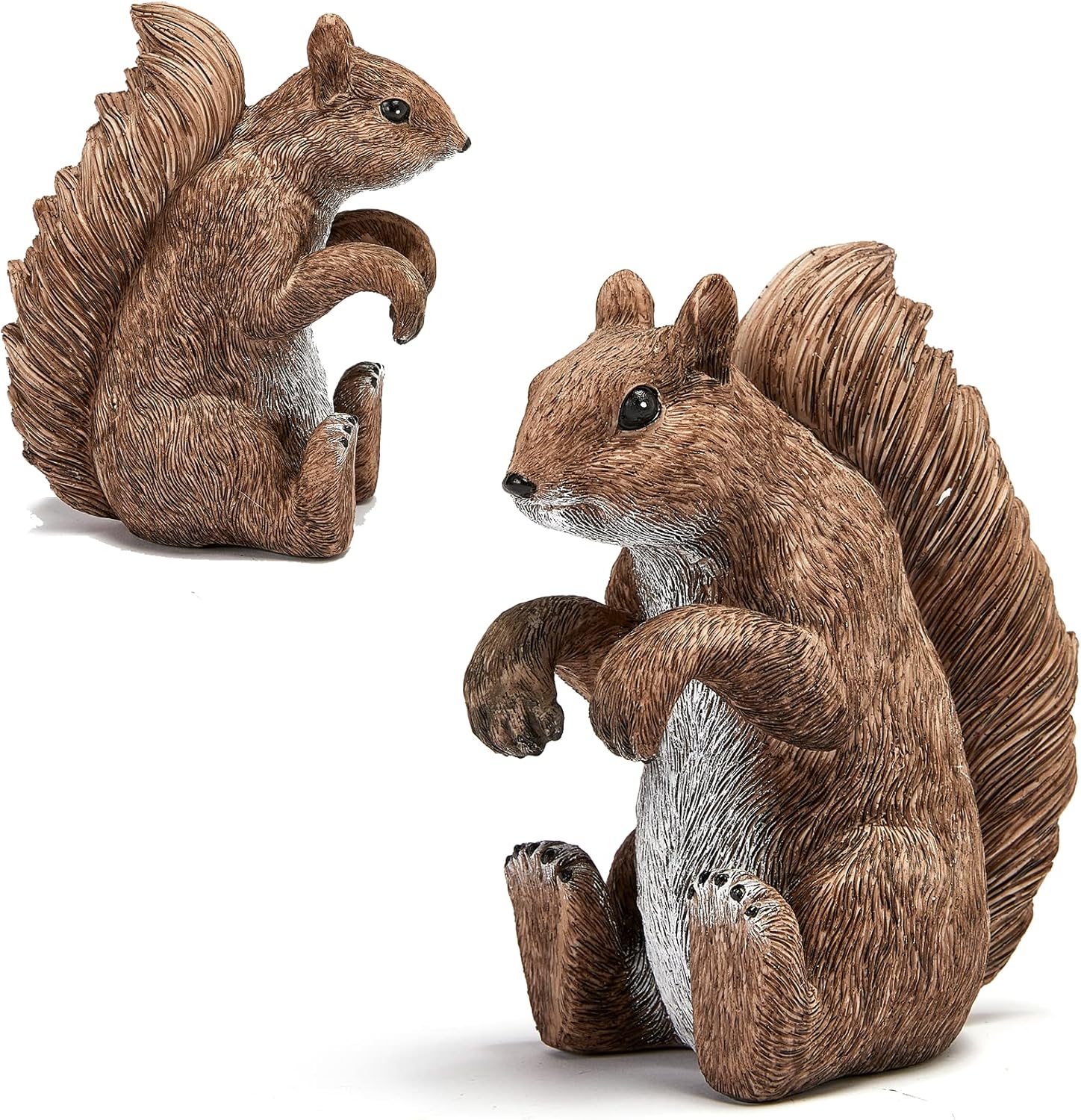 Amazon.com: Garden Squirrel Statue, Hanging Tree Or Fence Holder ...