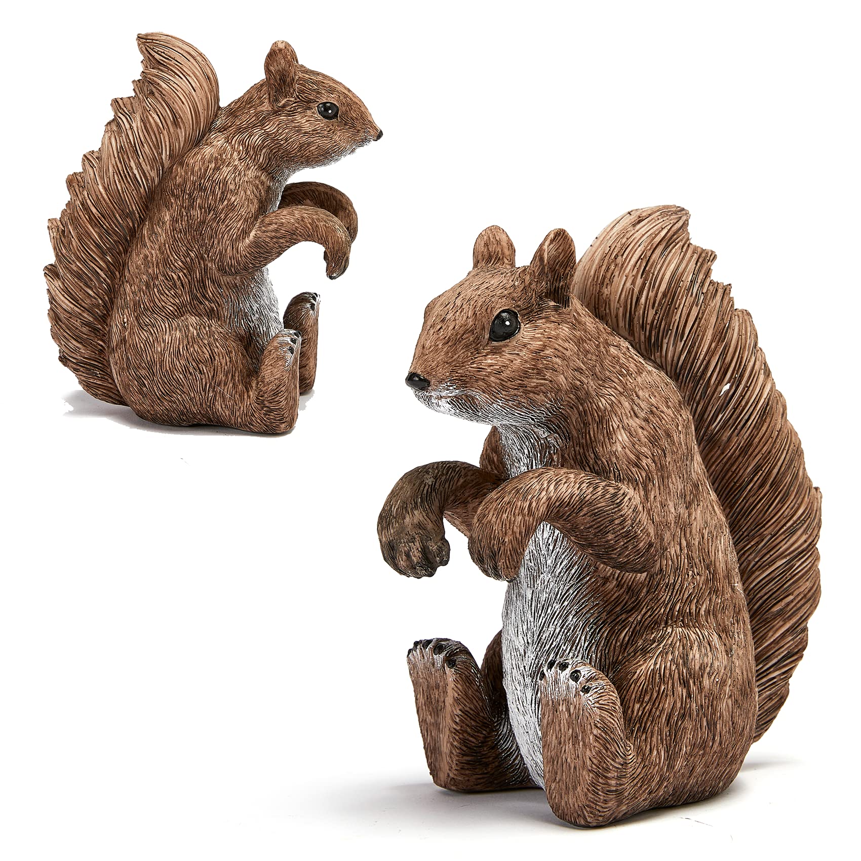 Amazon.com: Garden Squirrel Statue, Hanging Tree Or Fence Holder ...