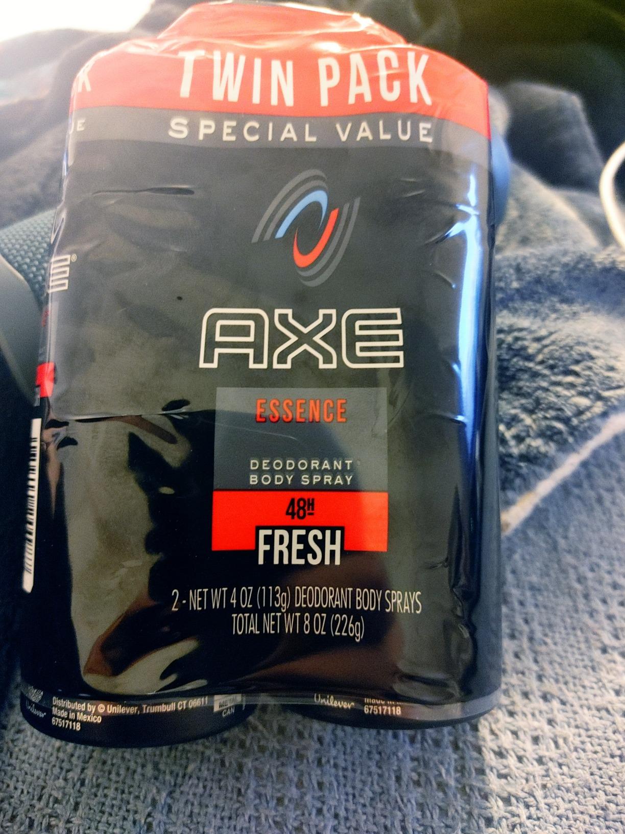 Amazon.com: AXE Body Spray for Men, Essence, 4 oz, Twin Pack : Beauty ...