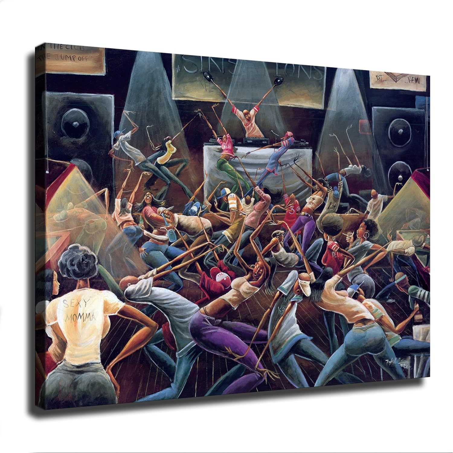 Amazon.com: African American Frank Morrison Poster Canvas Print Wall ...