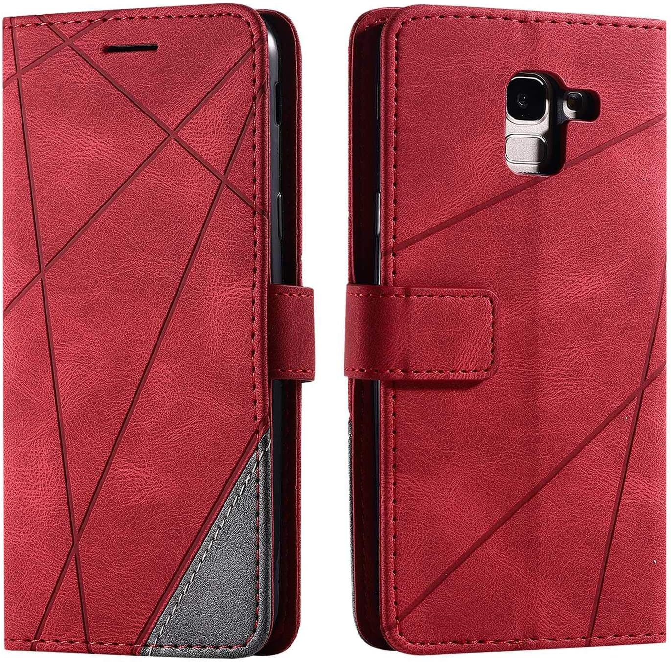 Case Collection for Samsung Galaxy J6 Phone - Premium Leather Folio ...
