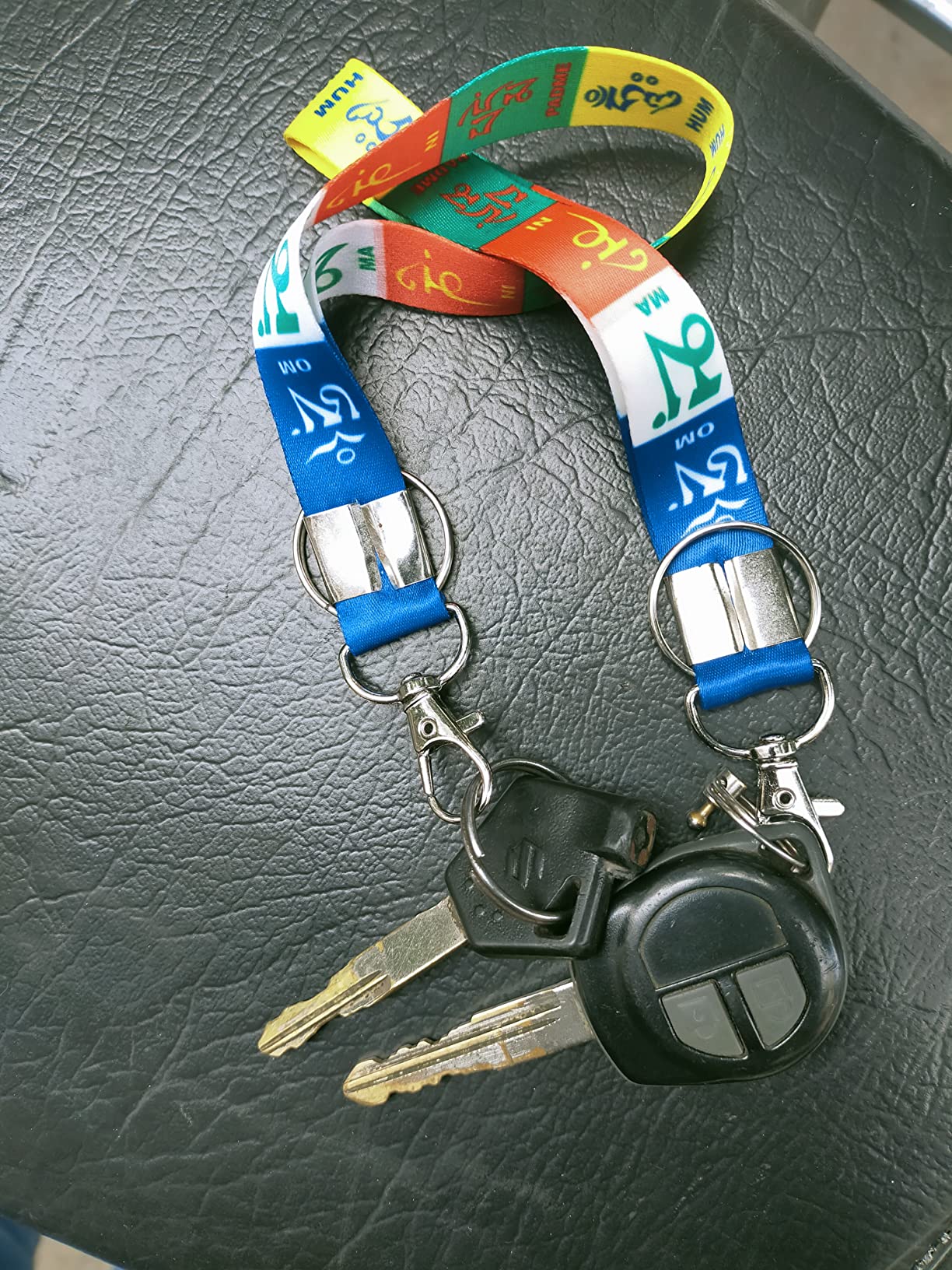 RK Basics Tibetan Ladakh Prayer Hook Key Chain for Bike (Pack of 2 ...