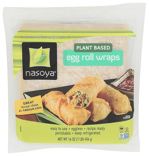 Amazon.com: NASOYA FOODS Egg Roll Wraps, 16 OZ : Grocery & Gourmet Food