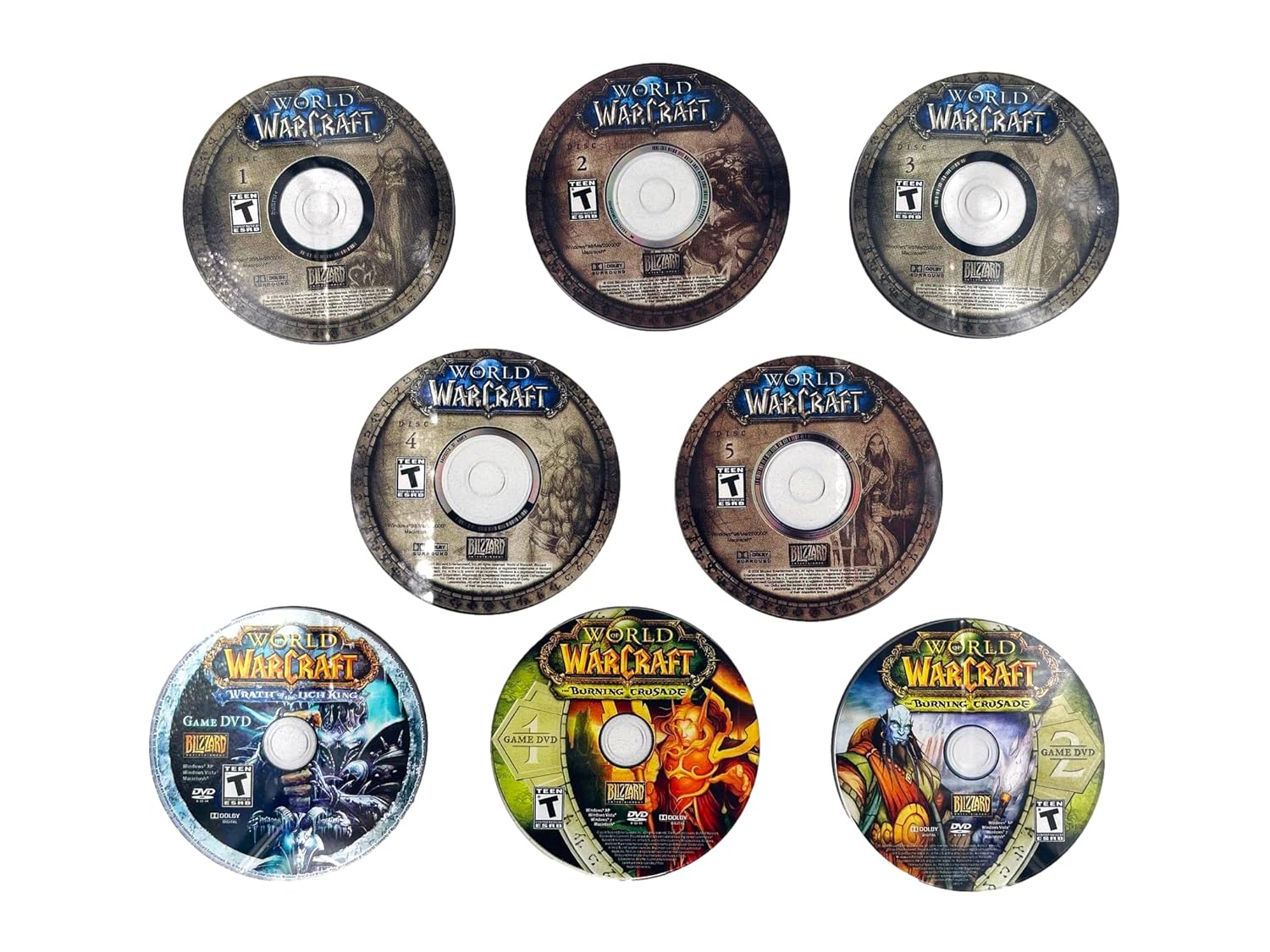 Amazon.com: Warcraft Game Disc Coasters - Gaming Coasters - PC Gaming ...