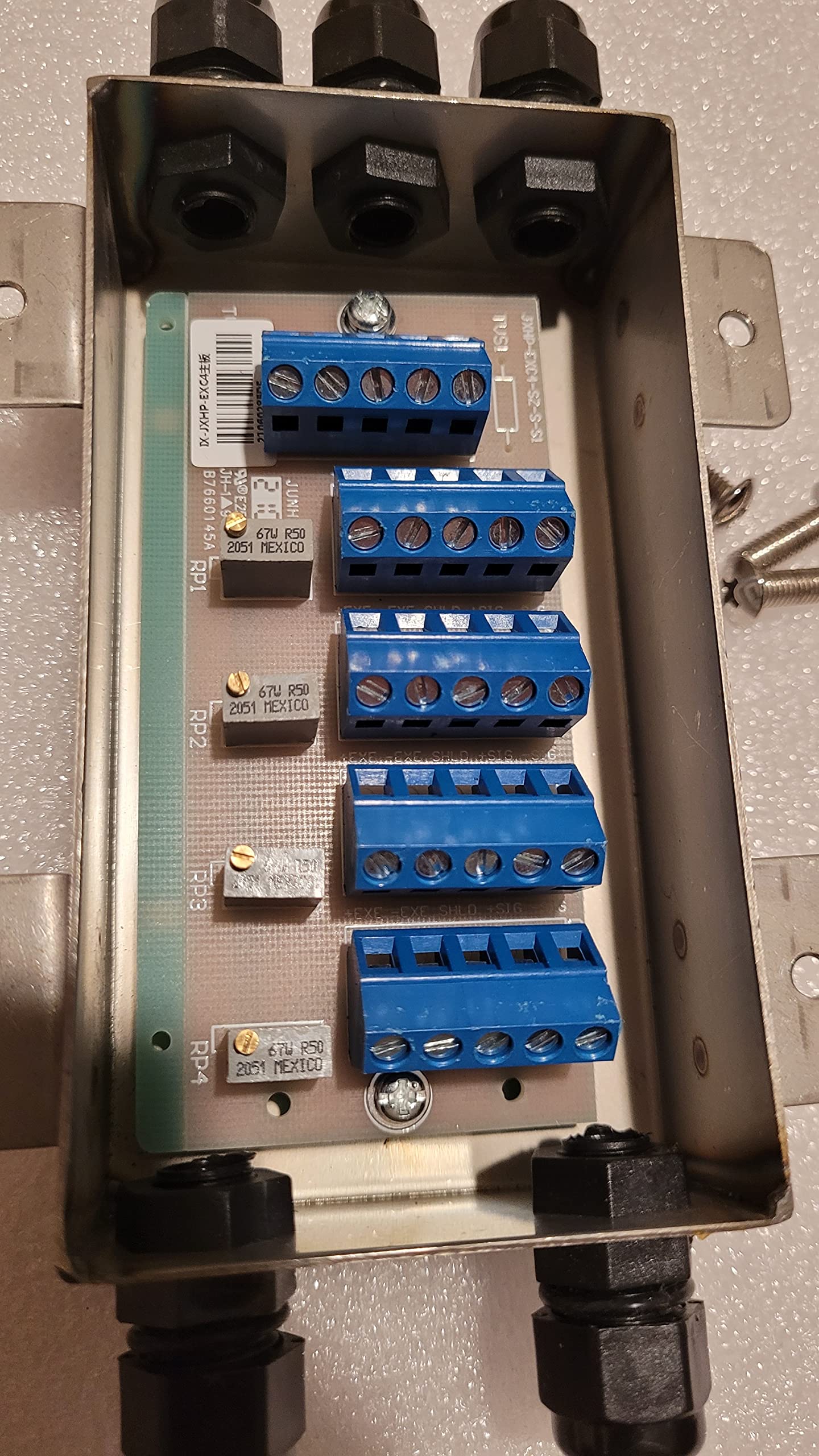 Snapklik.com : Small Junction Box 10x155x35cm Stainless Steel Junction ...