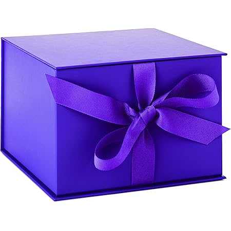 Amazon.com: Hallmark 7" Gift Box with Lid (Red) for Christmas ...
