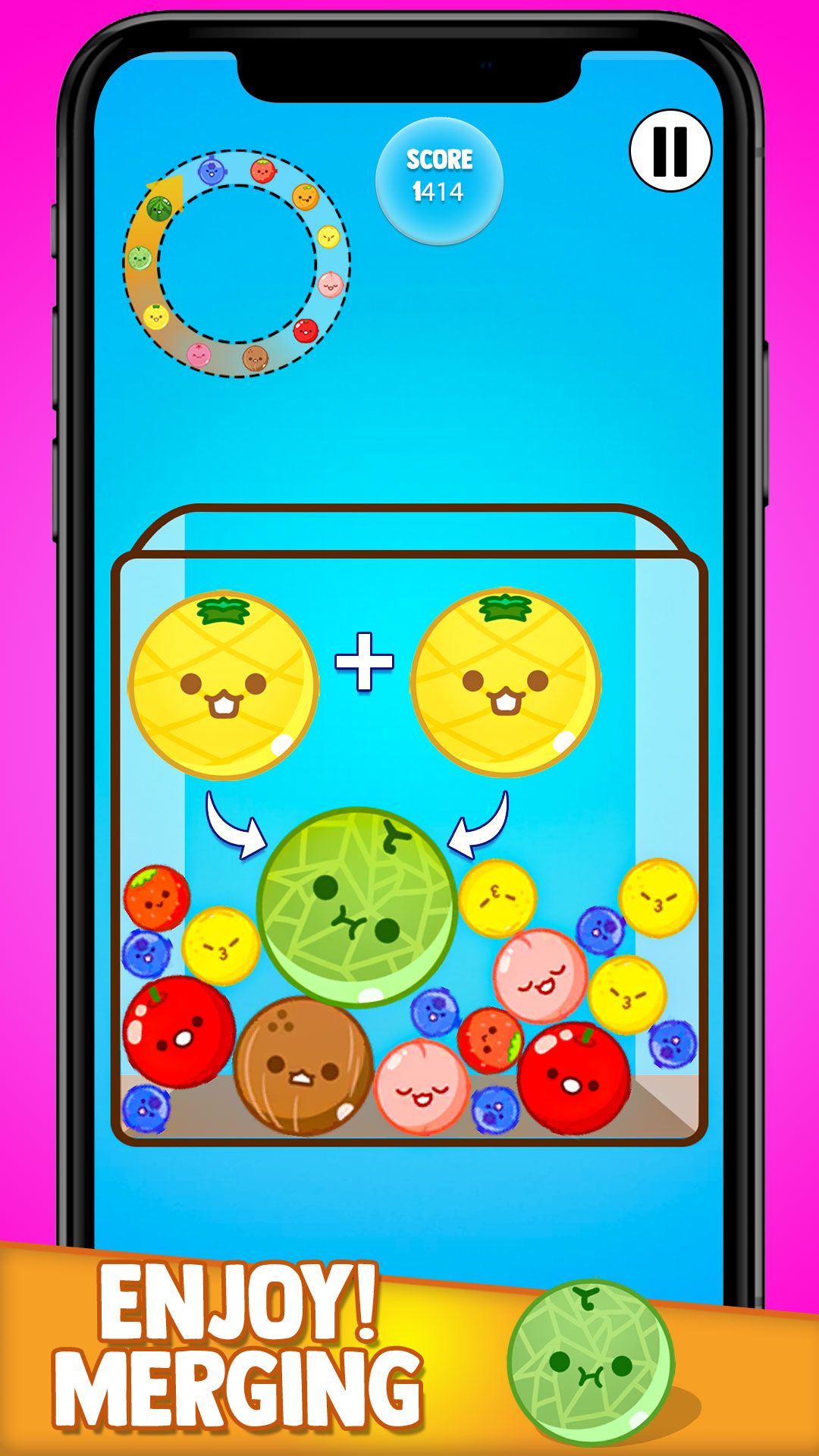 Melon Master Watermelon Game: Giant Melon Maker Match Merge Fruit ...