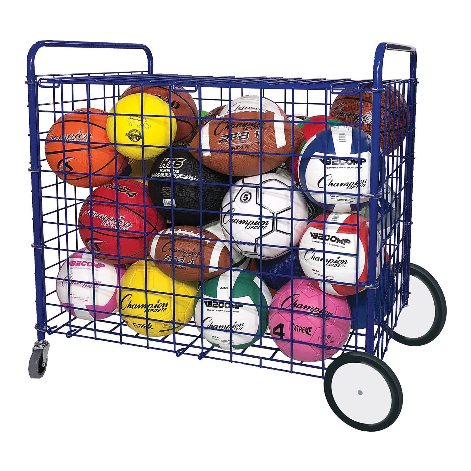 Amazon.com: Champion Sports Lockable Ball Storage Locker with Terrain ...