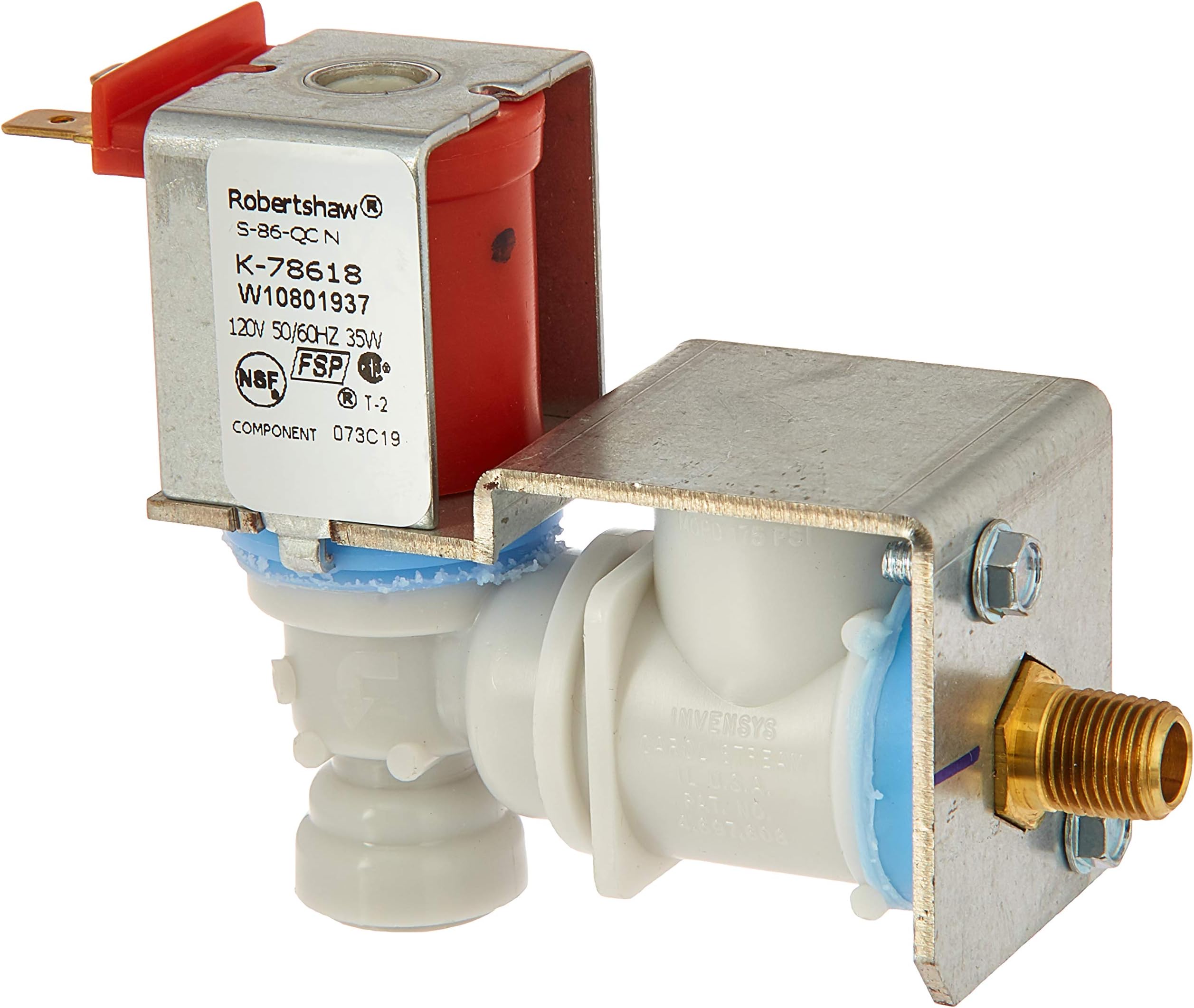 Amazon.com: Whirlpool W11210459 Washer Water Inlet Valve, White ...