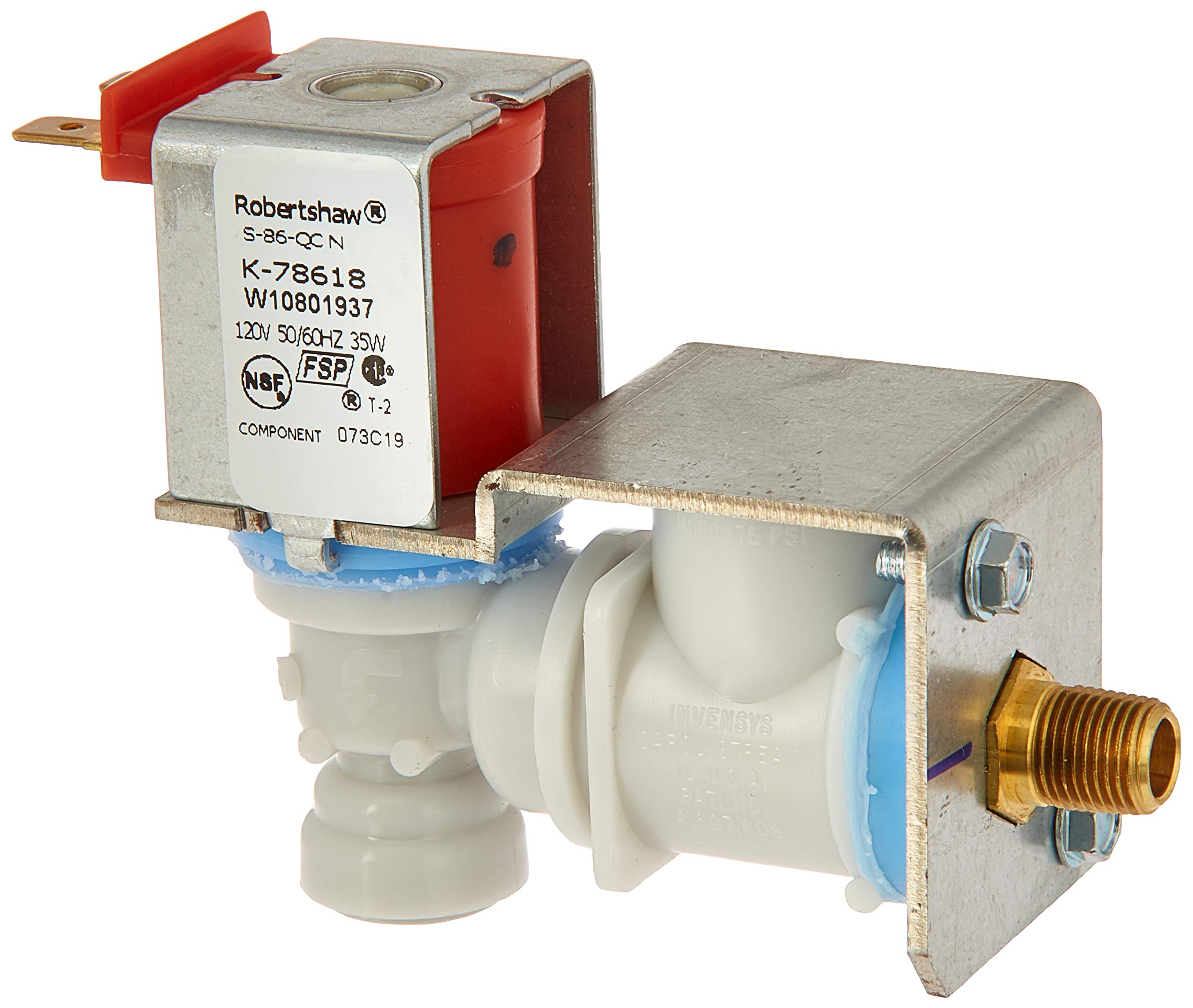 Amazon.com: Whirlpool W10833899 Water Inlet Valve, White : Appliances