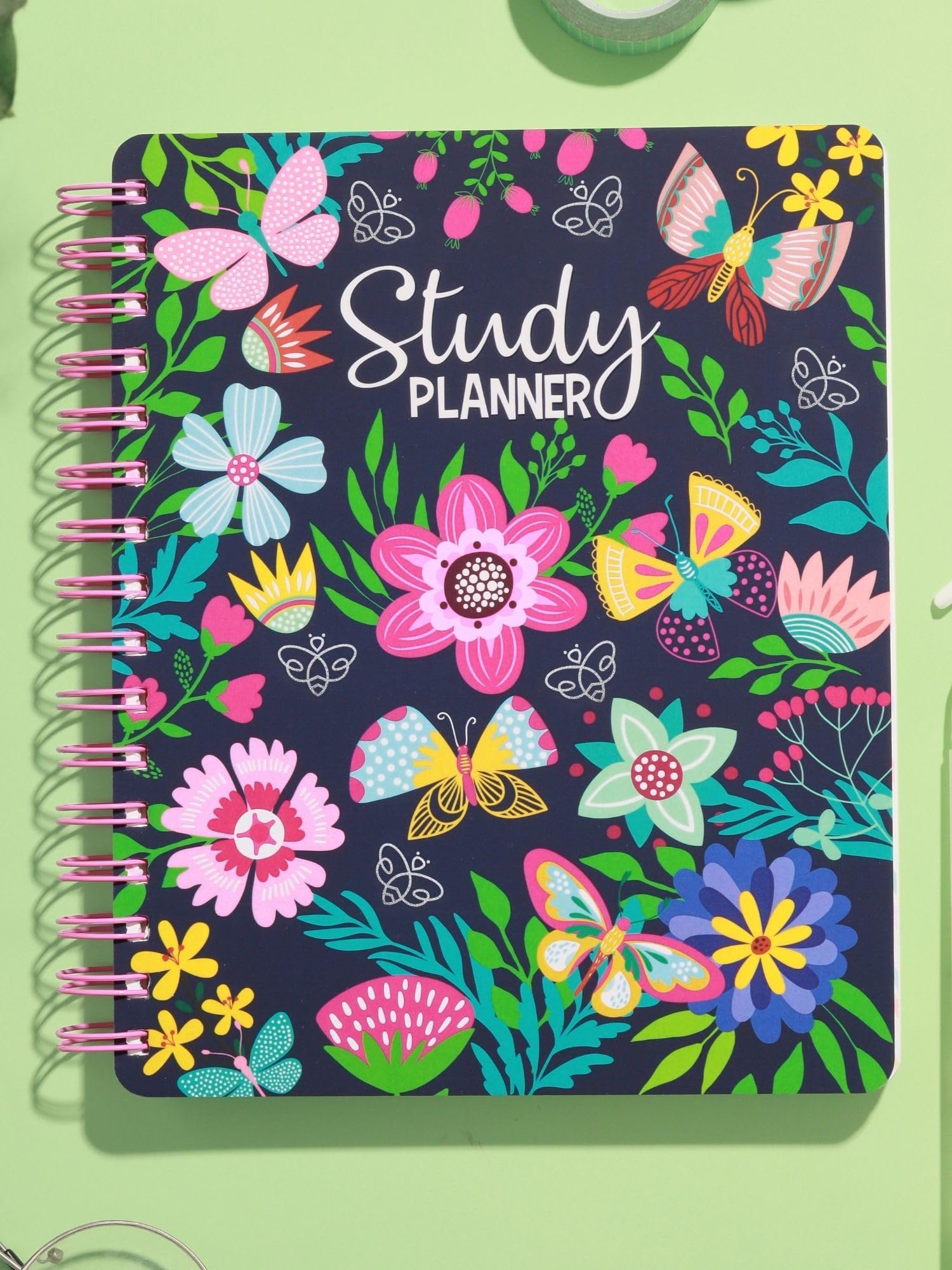 Amazon Brand – Eono Study Planner for 6 Months, Spiral Hard Bound ...