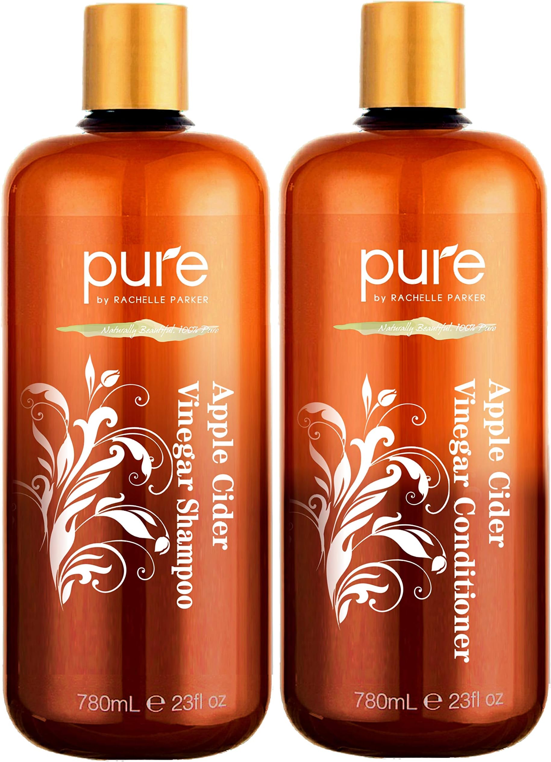 Amazon.com : PURA D'OR Apple Cider Vinegar Shampoo Conditioner Hair ...