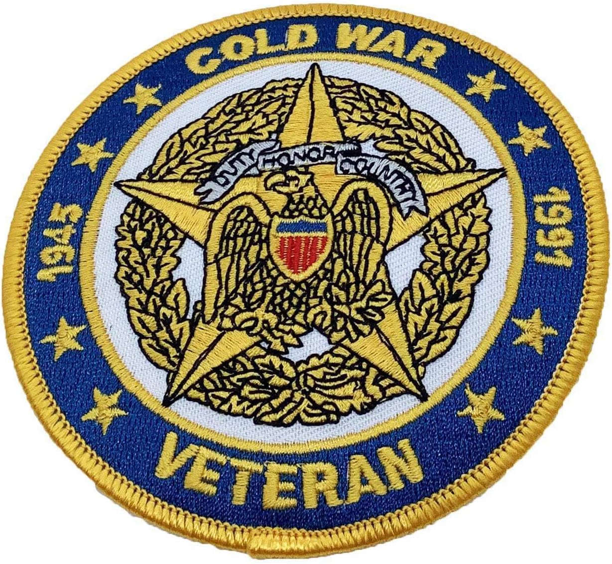 Amazon.com: Popular Patch Cold War Veteran Patch (1945-1991) Historical ...