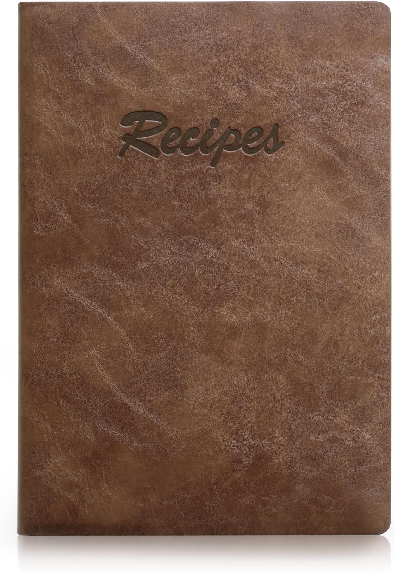 Amazon.com: XXINMOH Leather Recipe Book With Index Pages & Templates ...
