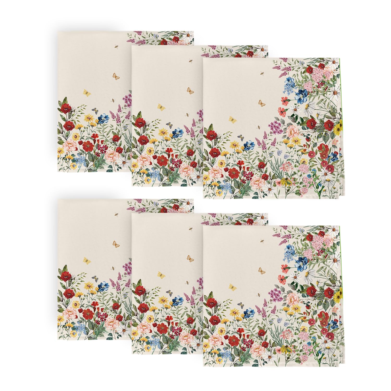 Amazon.com: Horaldaily Spring Summer Cloth Napkins 18 x 18 Inch ...
