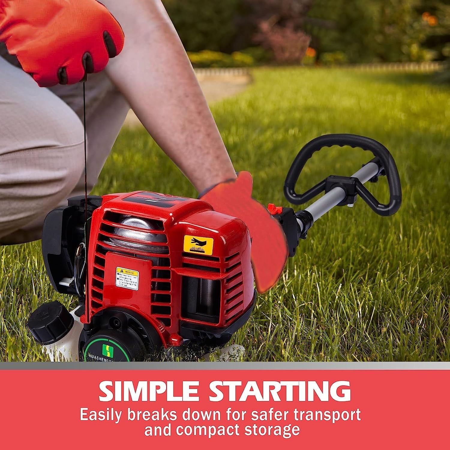 Snapklik.com : PowerSmart Gas String Trimmer/Edger, 254CC Gas Weed Eater