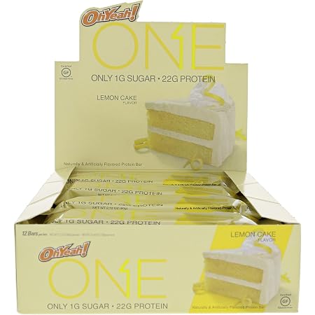 Amazon.com: ONE Protein Bars, Lemon Cake, Gluten Free Protein Bars with ...