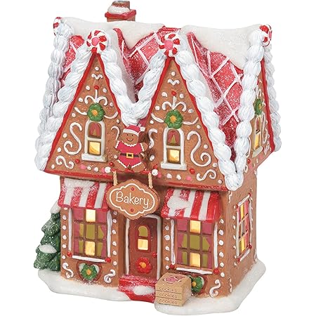 Amazon.com: Department 56 North Pole Village Gingerbread Cookie Mill ...