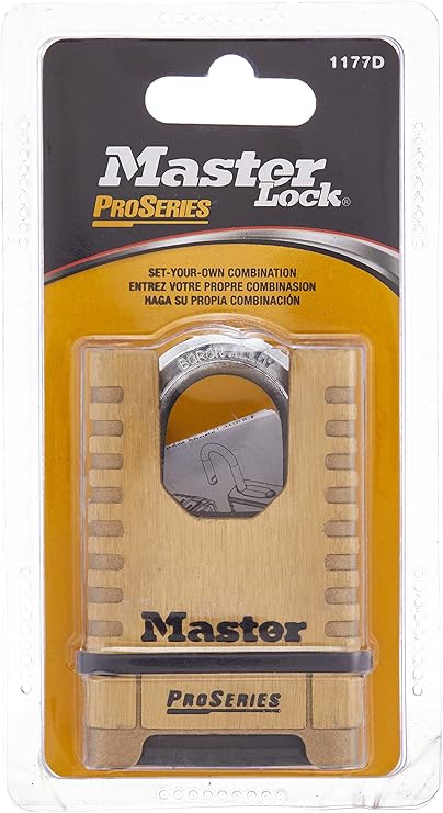 Master Lock 1177D ProSeries Resettable Combination Lock, Combination ...