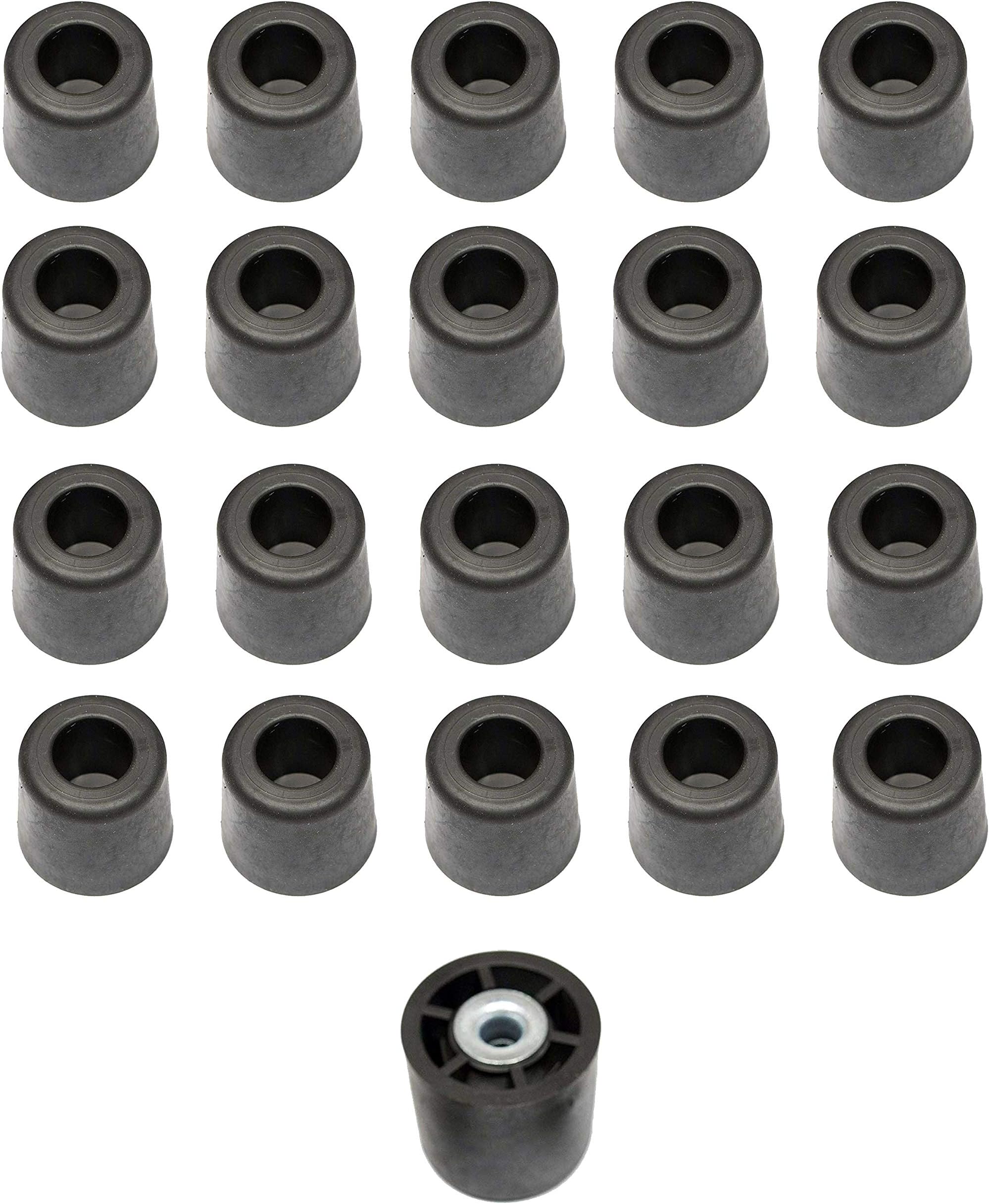 Amazon.com: 4 Small Rectangular Rubber Feet Bumpers - .344 H X 1.768 L ...