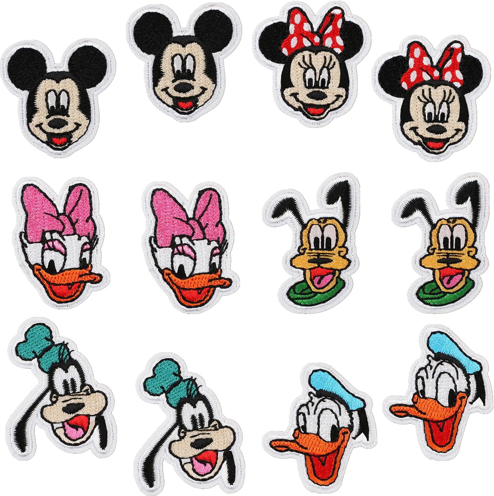 Amazon.com: Mickey Mouse Face Patch Disney Mascot Character Craft ...