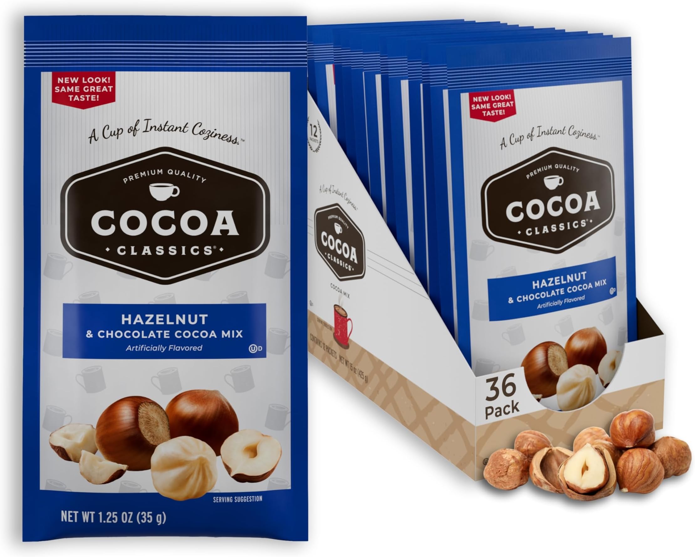 Amazon.com : Cocoa Classics Hazelnut Cocoa Mix | Hot Chocolate | Made ...