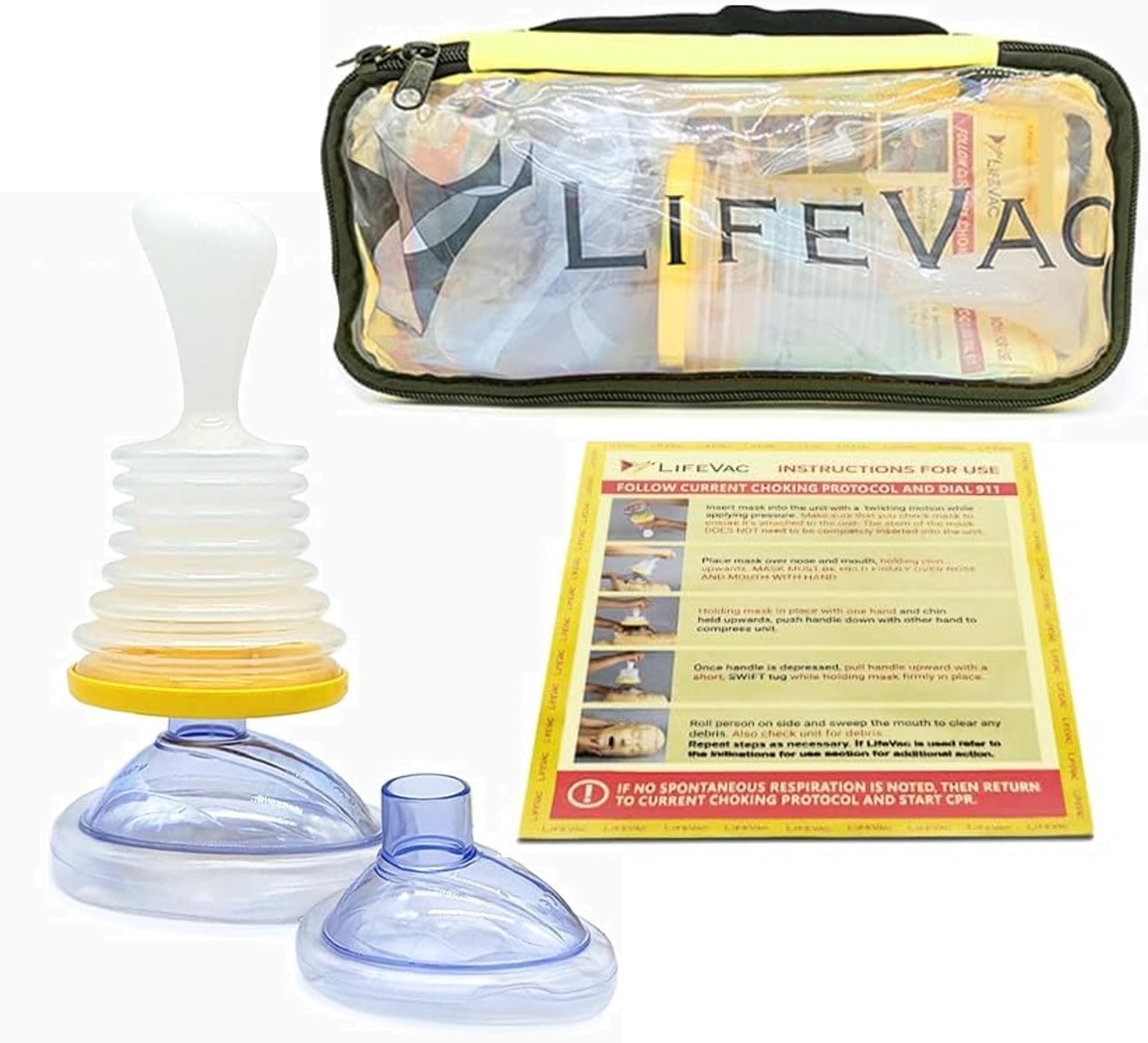 LifeVac Travel Kit (Canadian Version) - Choking Rescue Device, Portable ...