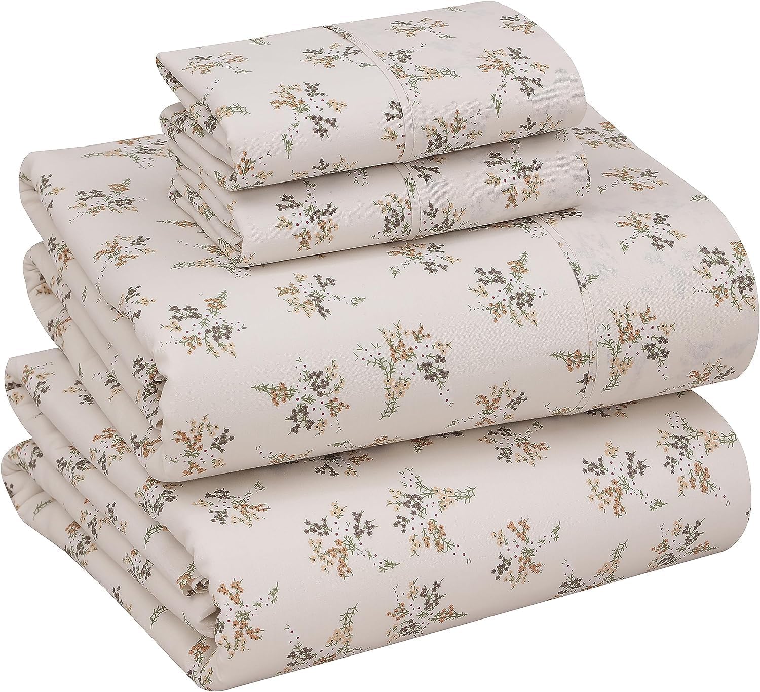Amazon.com: RUVANTI 100% Cotton Split King Sheets Sets for Adjustable ...