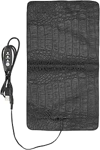 Reptile Heat Pad, PU Leather Reptile Heating Mat USB Reptile ...