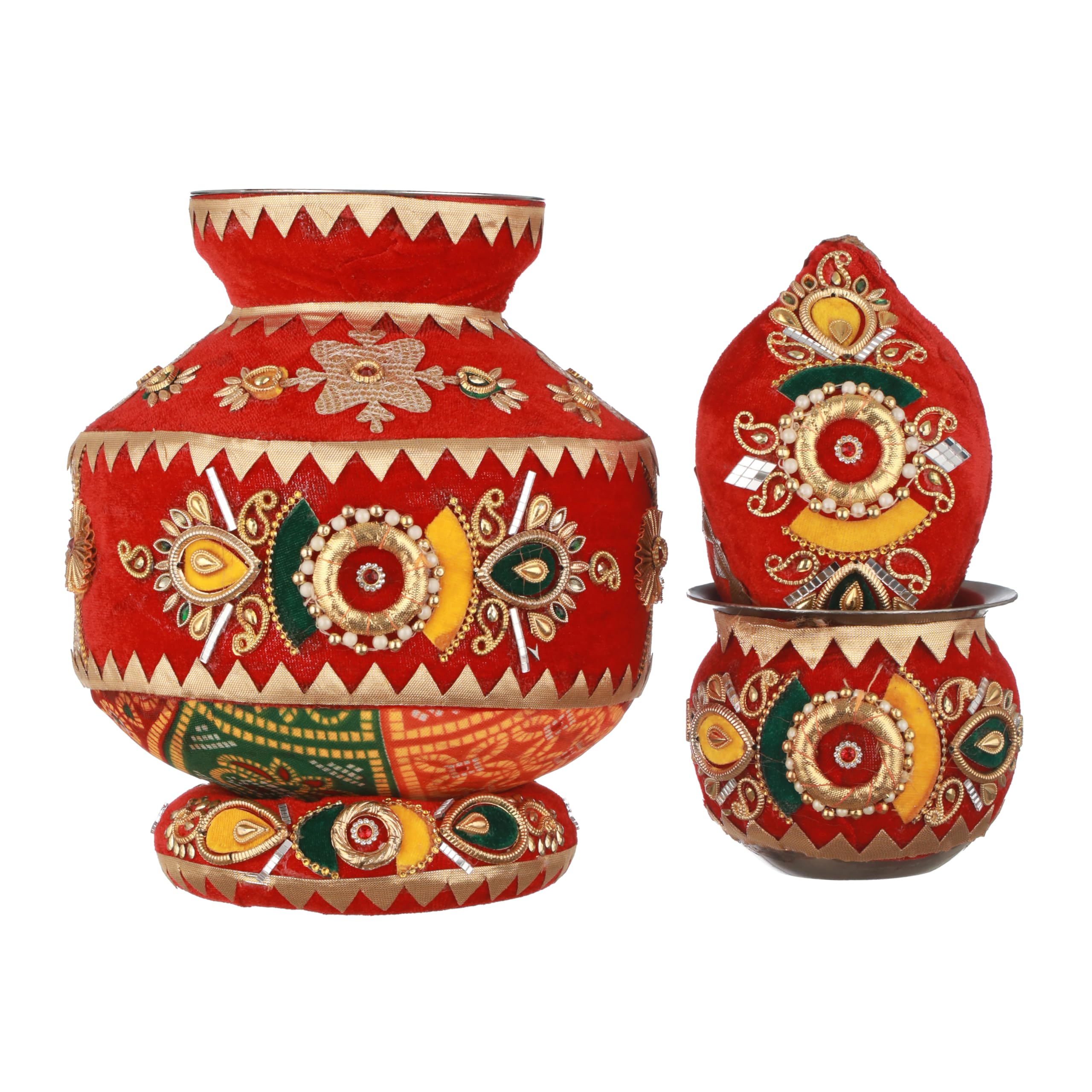 Wedding Kalash Decoration SHUBHPARV Stainless Steel Decorative Kalash