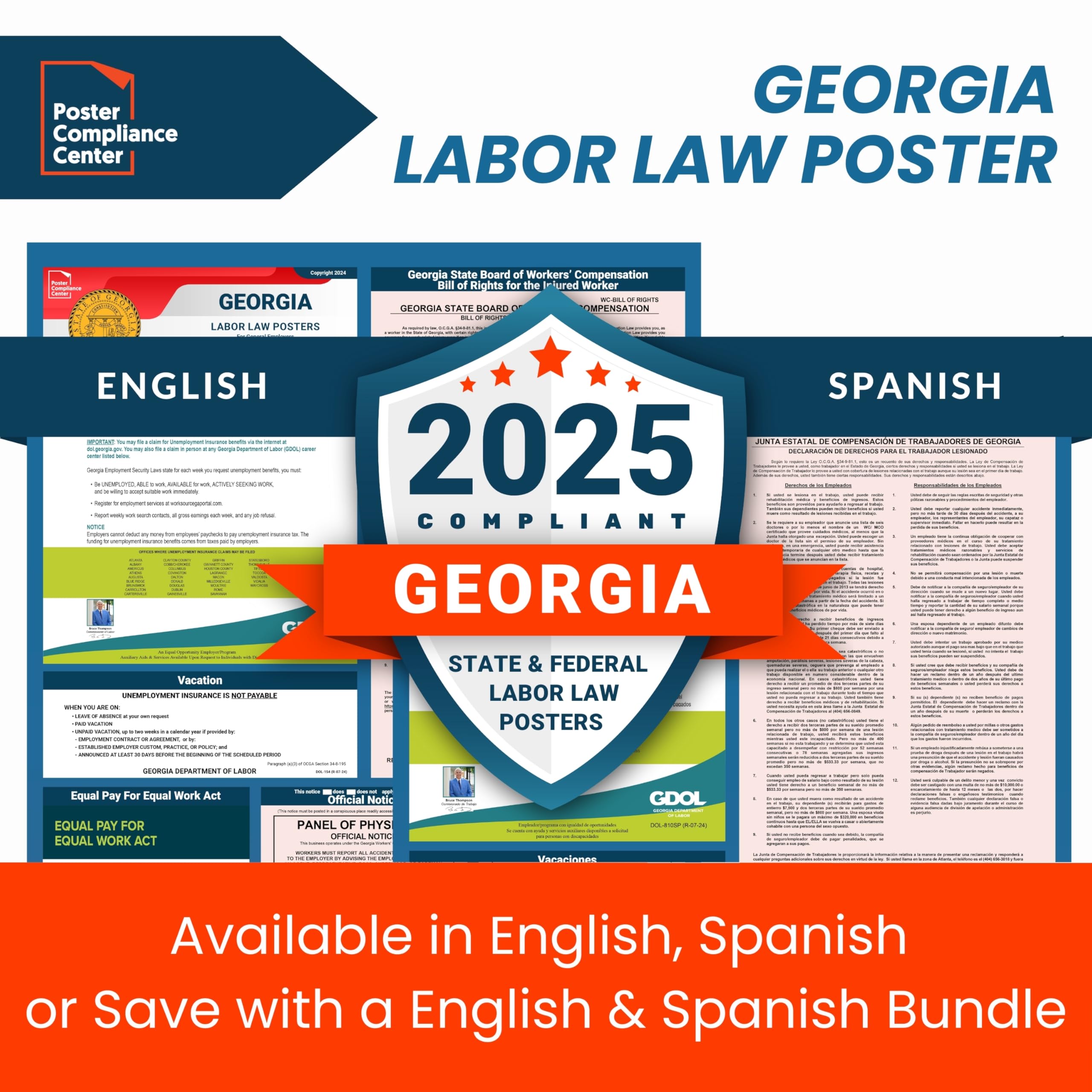 Business Compliance Regulations 2025 South Carolina Labor Law Poster ...