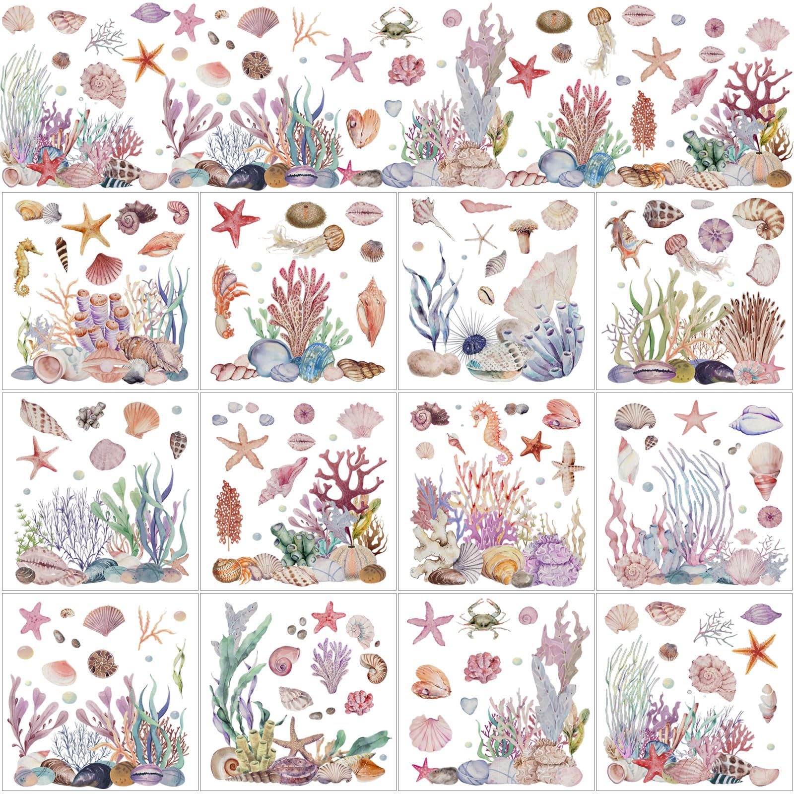 Amazon.com: BBTO 12 Sheets Rub on Transfers for Crafts and Furniture ...