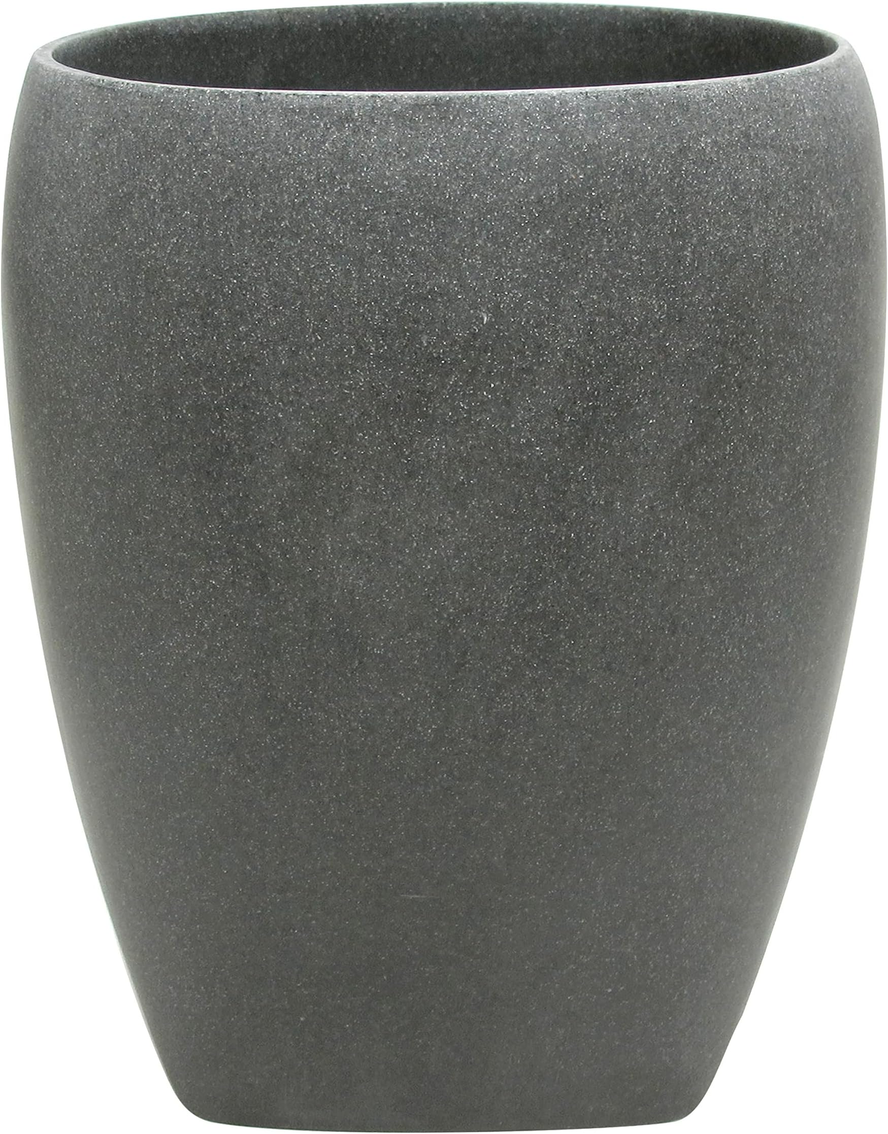 Amazon.com: Creative Home Natural Slate Stone Waste Basket Trash Can ...