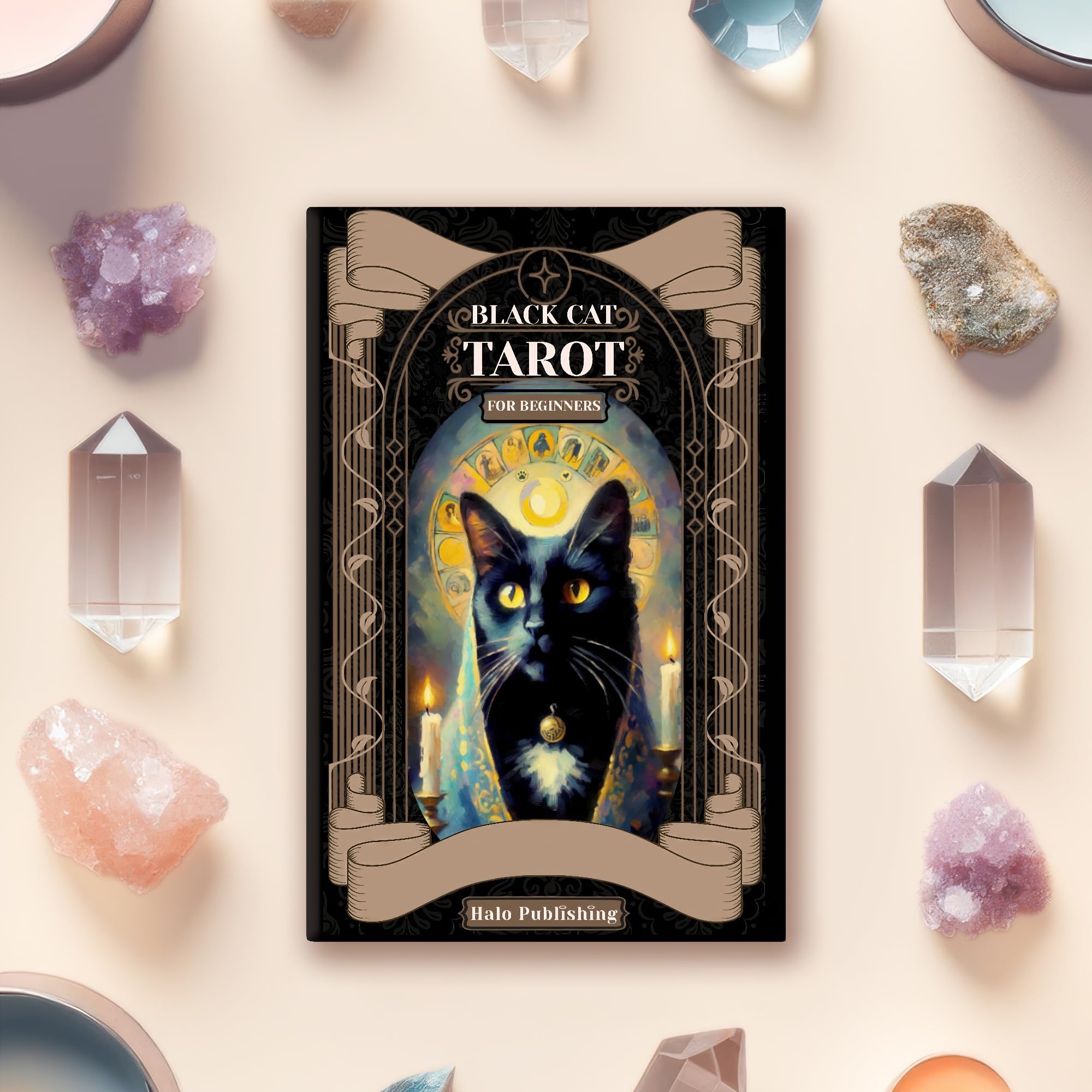 Black Cat Tarot for Beginners - 22 Card Major Arcana Set: Halo ...