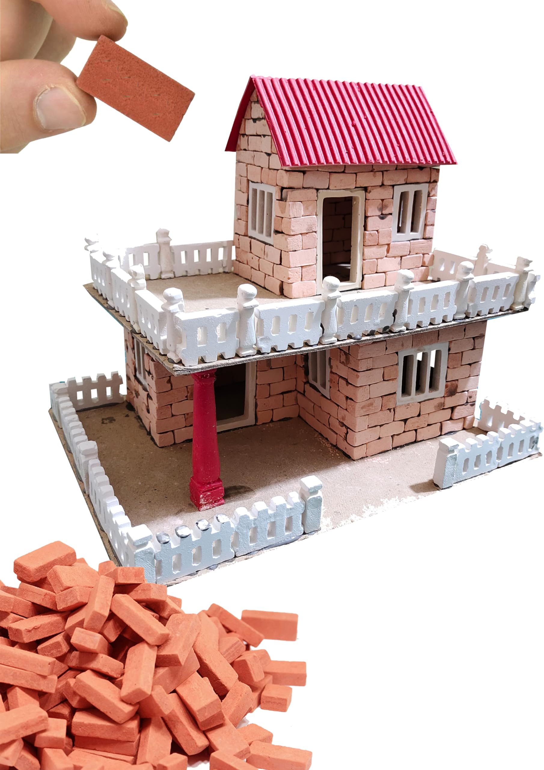 Cardboard Kraft Kala Mini Bricks Building Construction Set For Kids ...