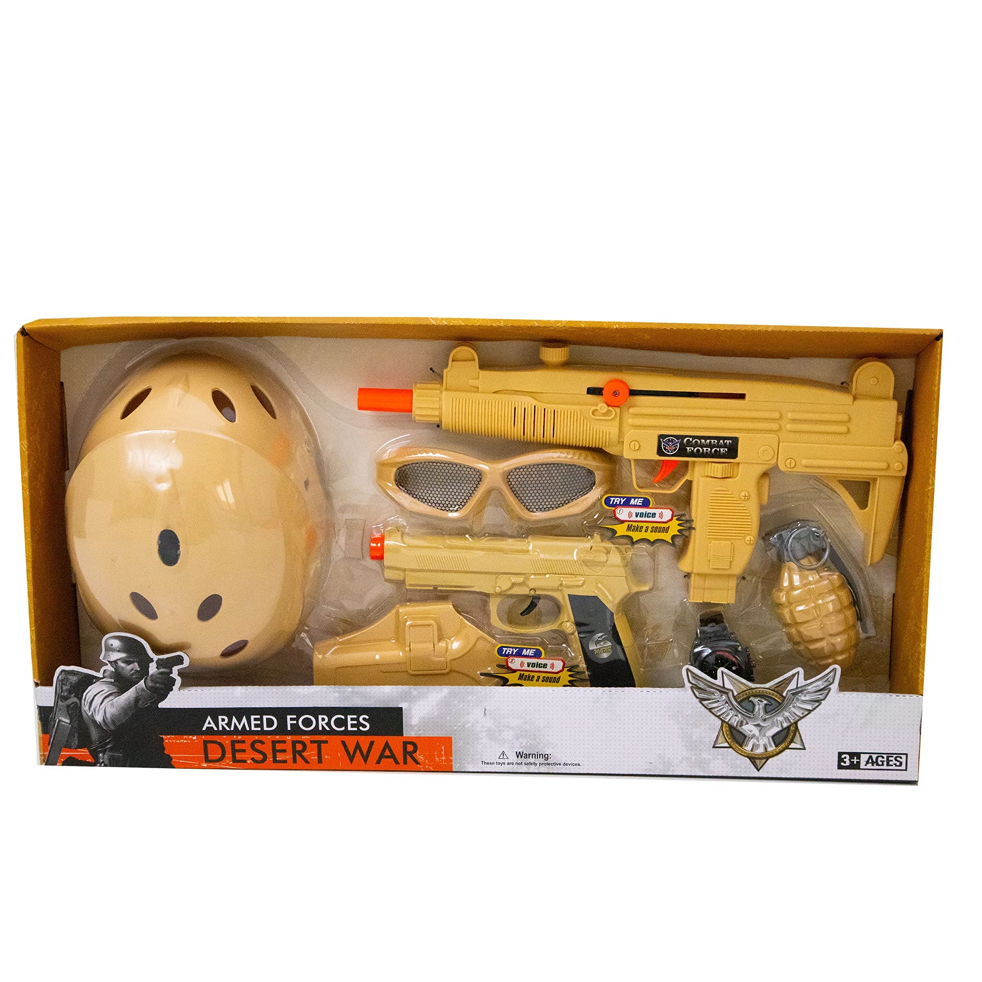 Military Toys Role Play Gun 7 Piece Military Toy Set | Desertcart Japan