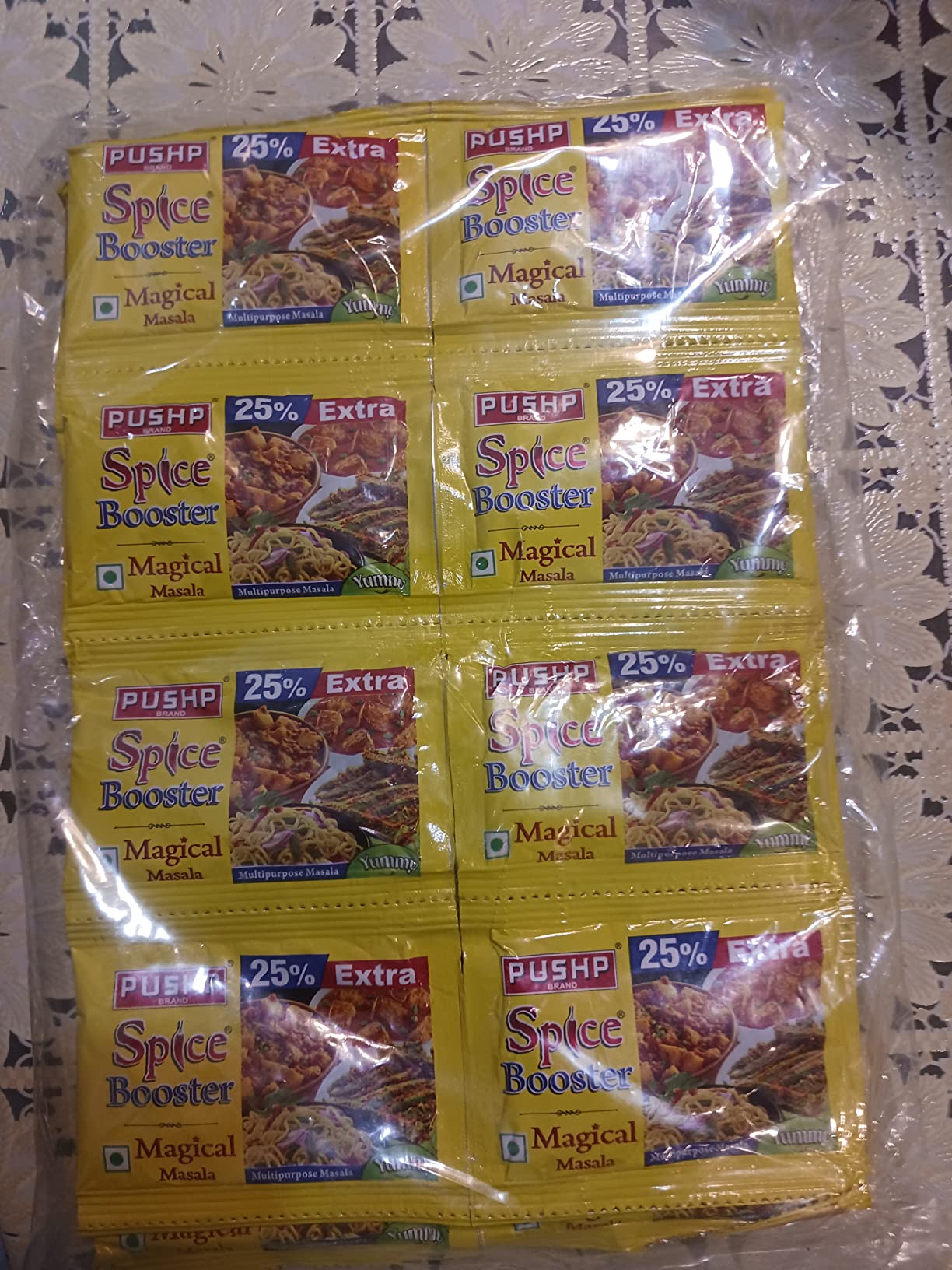 Pushp Brand Turmeric Powder Pouch (500gm Pack of 1) : Amazon.in ...