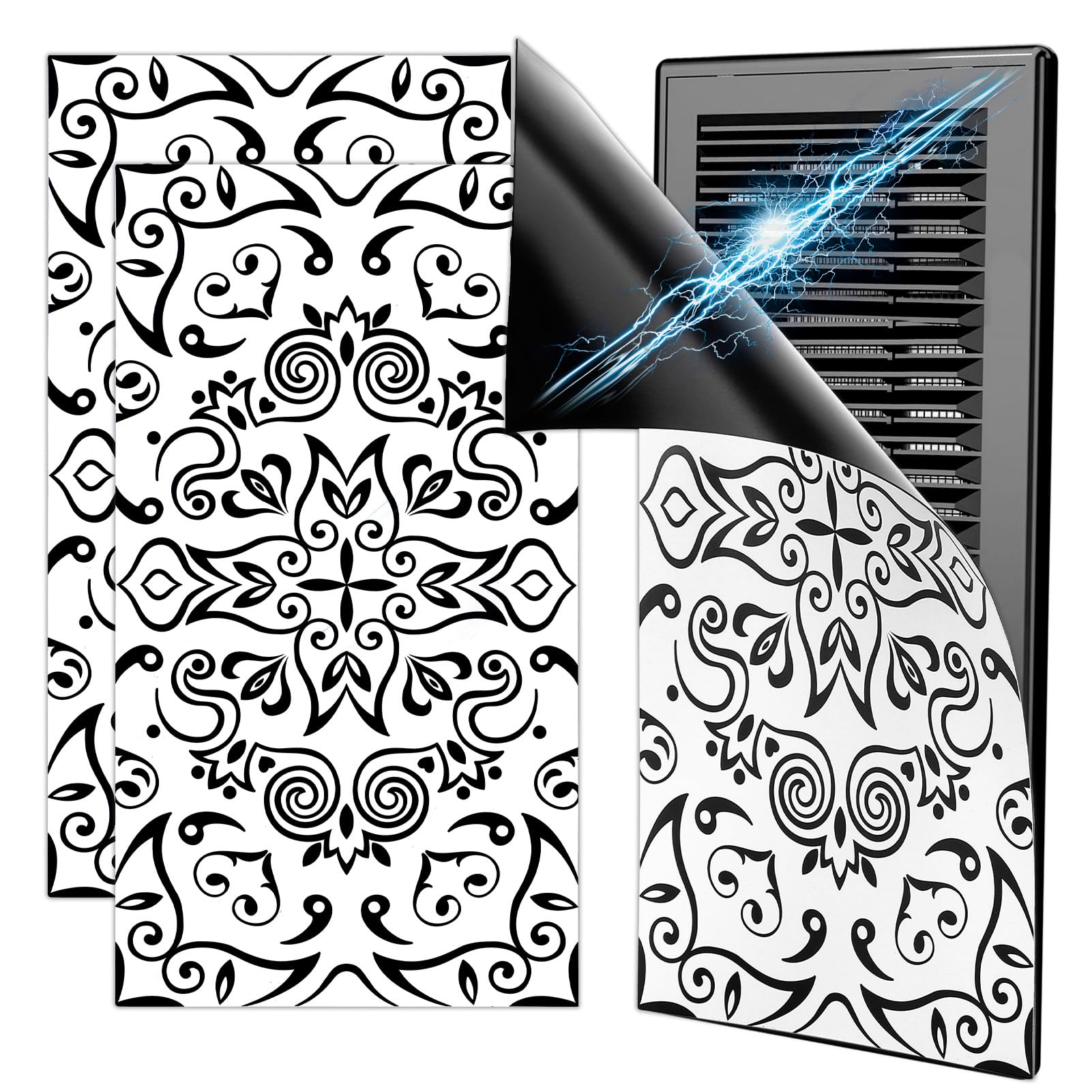 3 Pack Magnetic Vent Covers - Strong Magnetic Vent Cover, Flexible ...