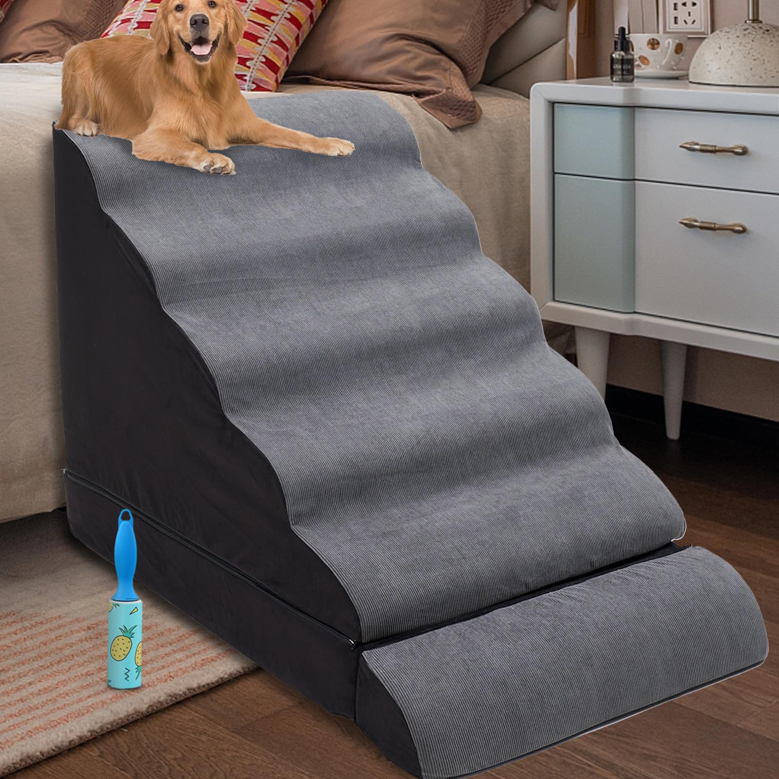 Foam Dog Stairs & Steps Ramps for High Beds 30-36 inches High Tall ...