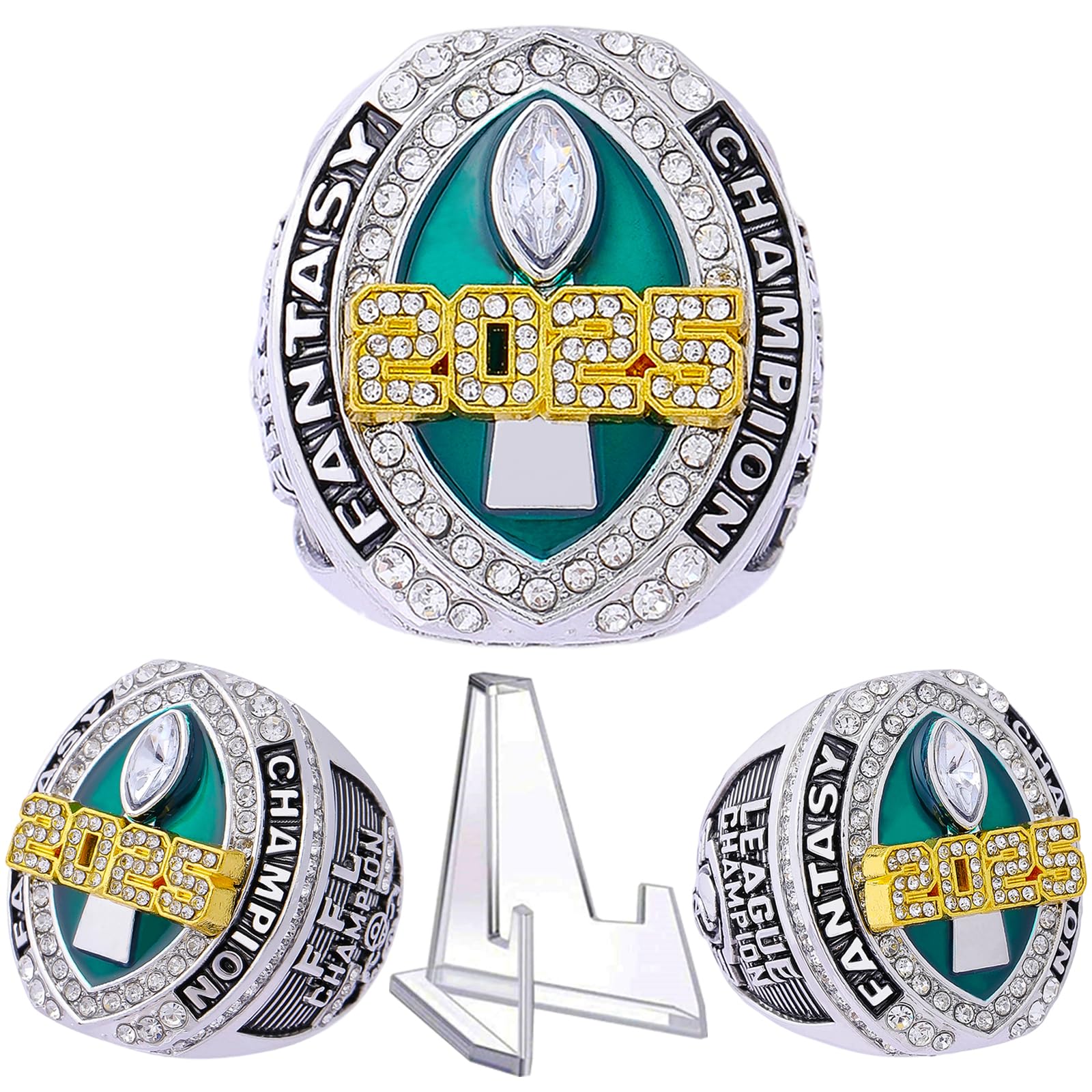 Snapklik.com : 2025 Fantasy Football Championship Ring Heavy FFL ...