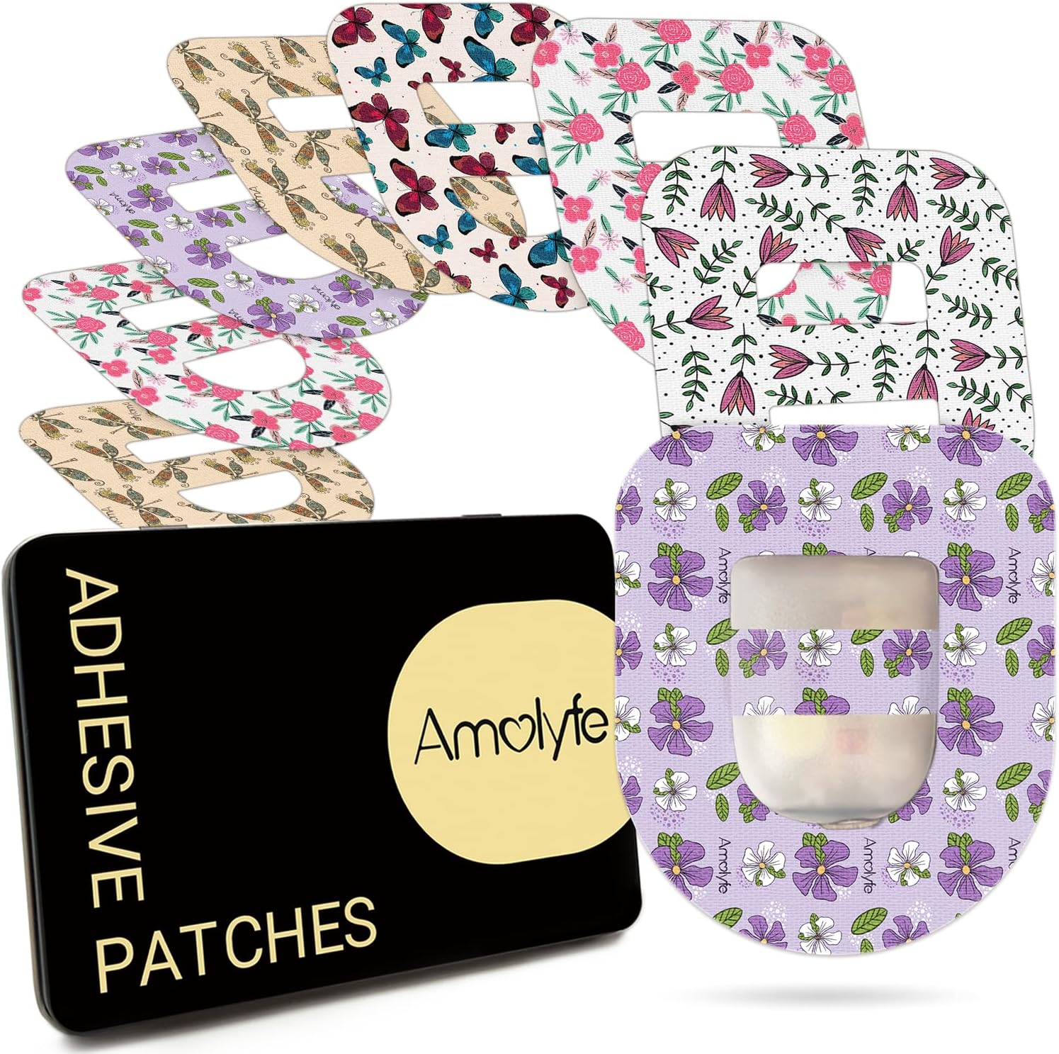 Amazon.com: Omnipod 5 Adhesive Patches Waterproof, 20 Pack Amolyfe Omnipod Overpatches with ...